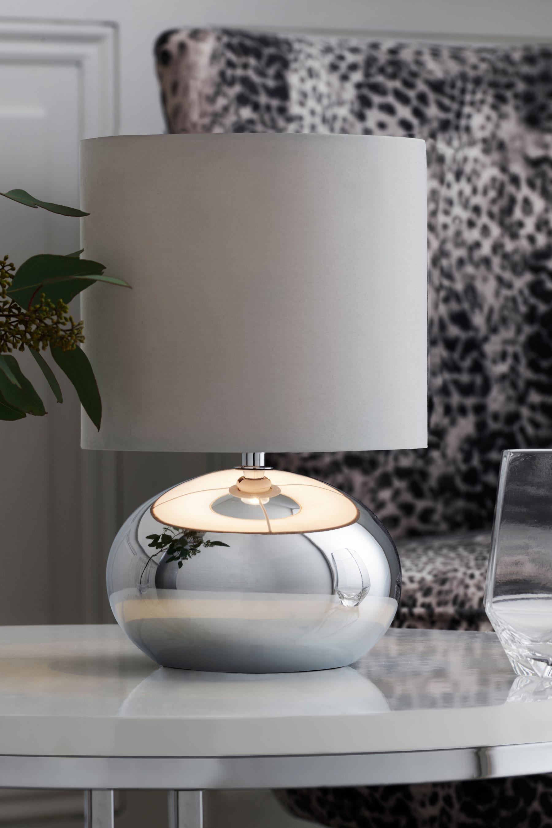 Buy Chrome Pebble Twin Pack Table Lamp from the Next UK online shop