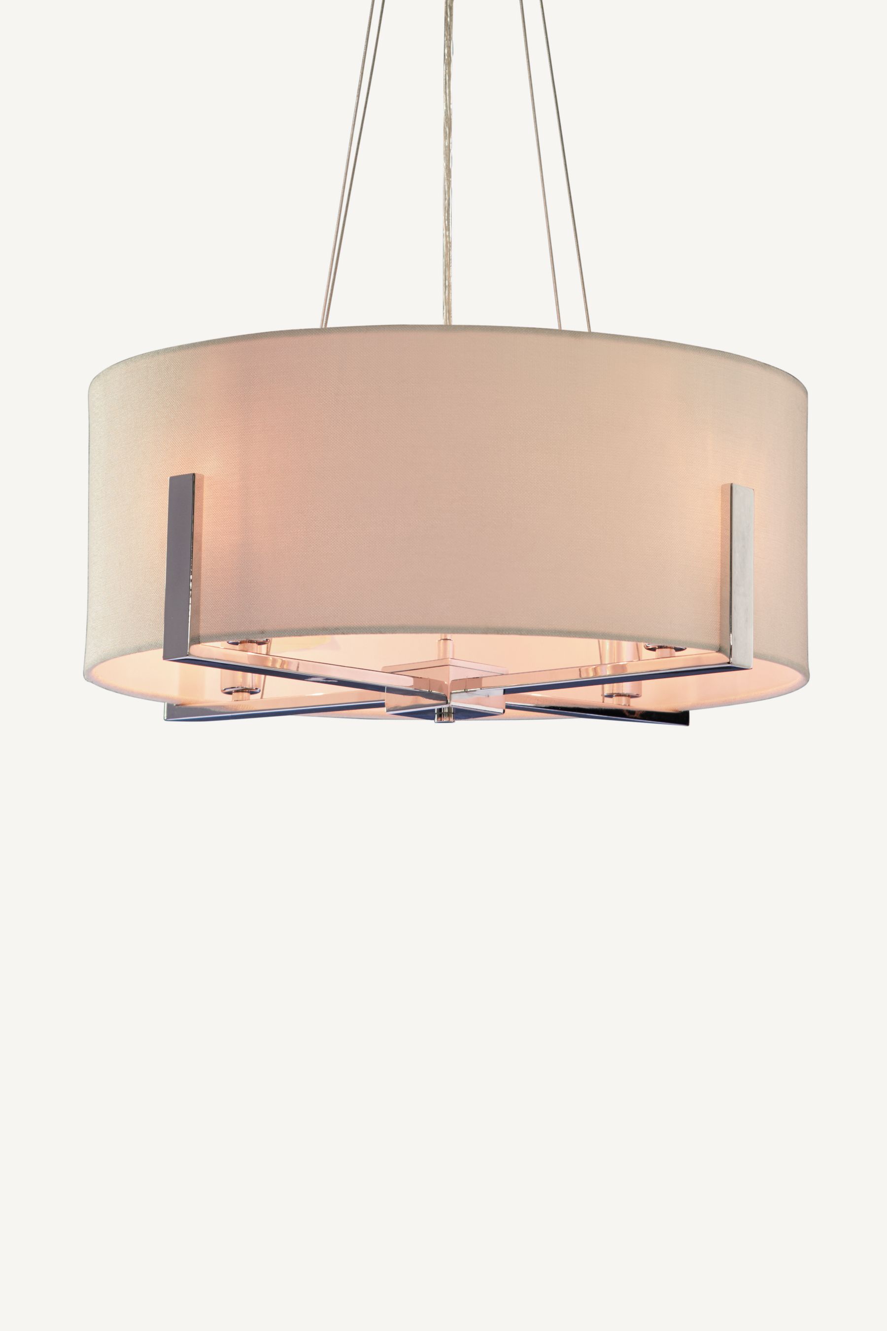 Buy Chrome Moderna 4 Light Chandelier Ceiling Light from the Next UK ...