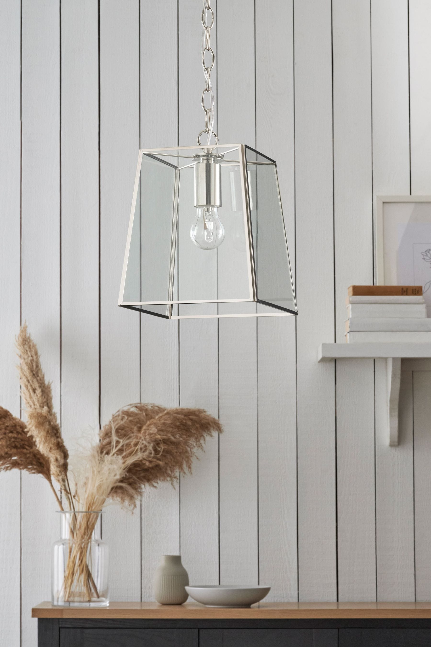 Buy Chrome Warwick Pendant Ceiling Light from the Next UK online shop