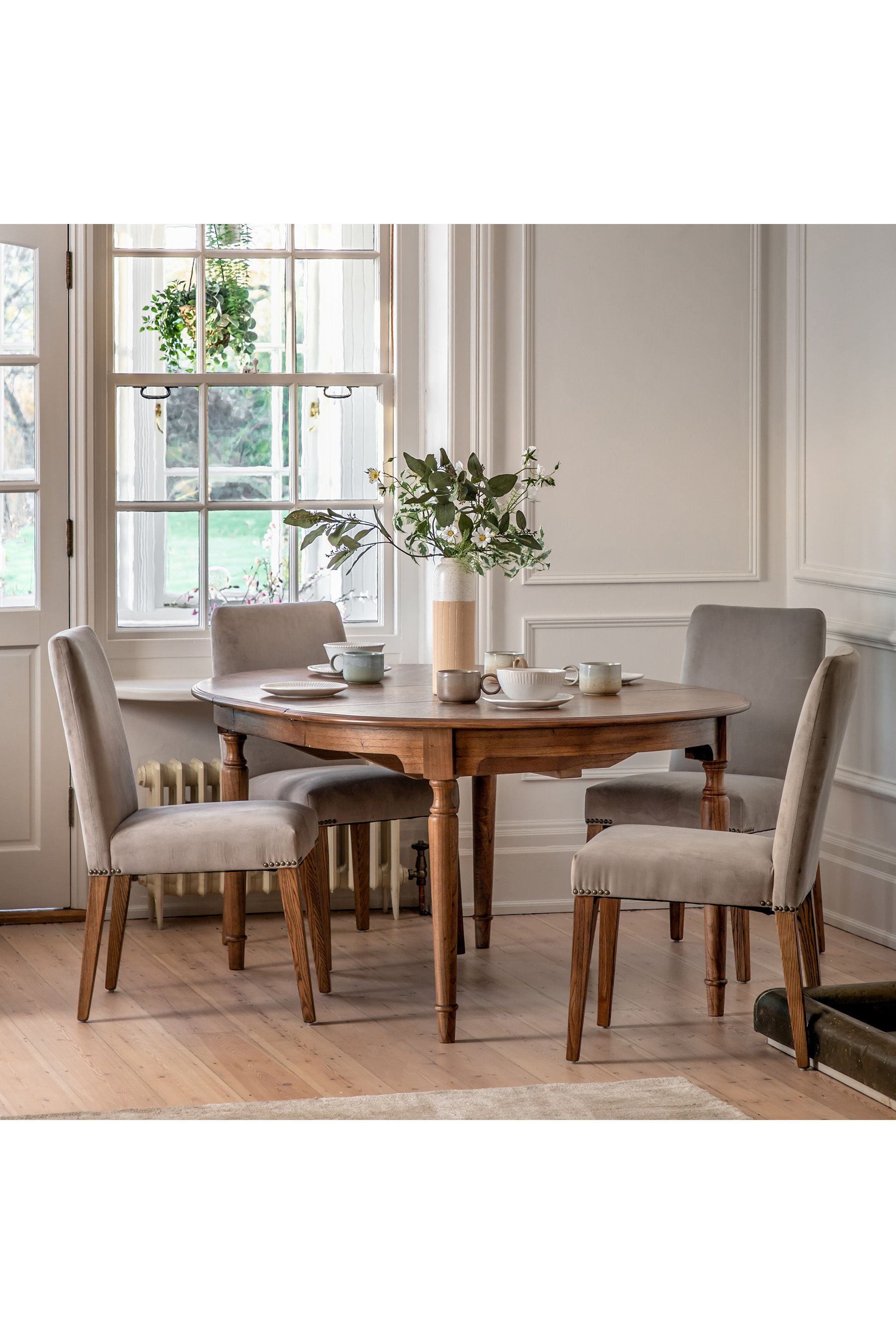 Buy Gallery Home Natural Kami Extending Round Table from the Next UK ...