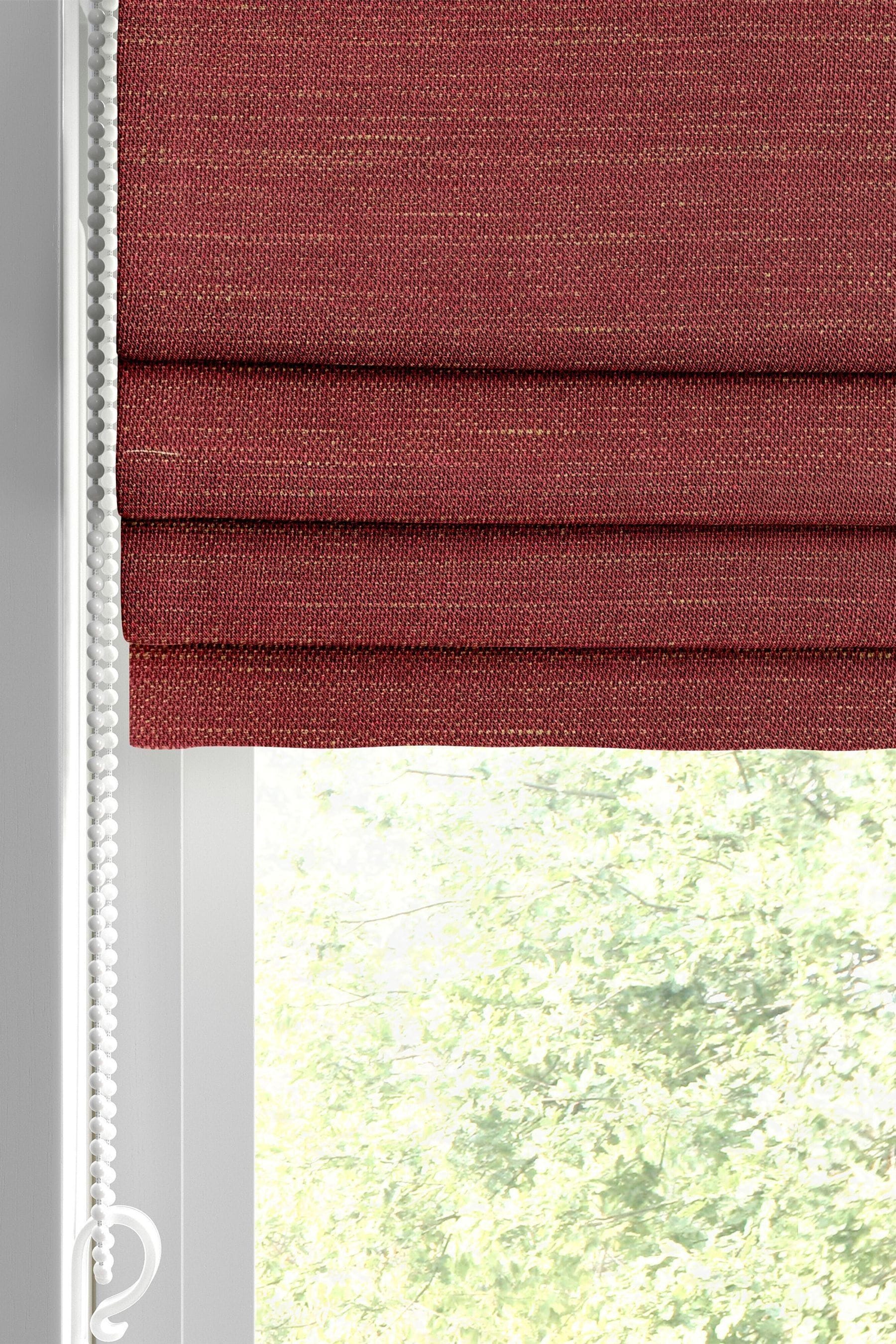 Buy Cherry Red Voyage Maison Jasper Made To Measure Roman Blind from ...