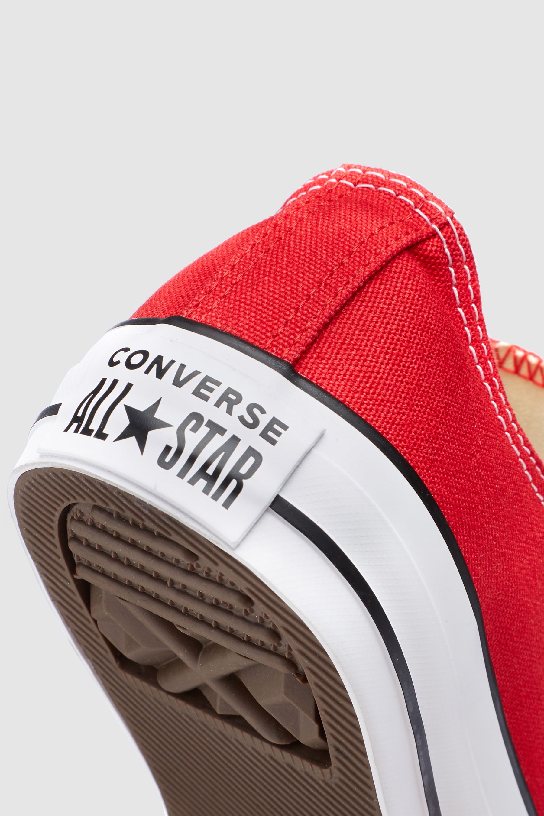 Buy Converse Red Regular Fit Chuck Taylor All Star Ox Trainers from the ...
