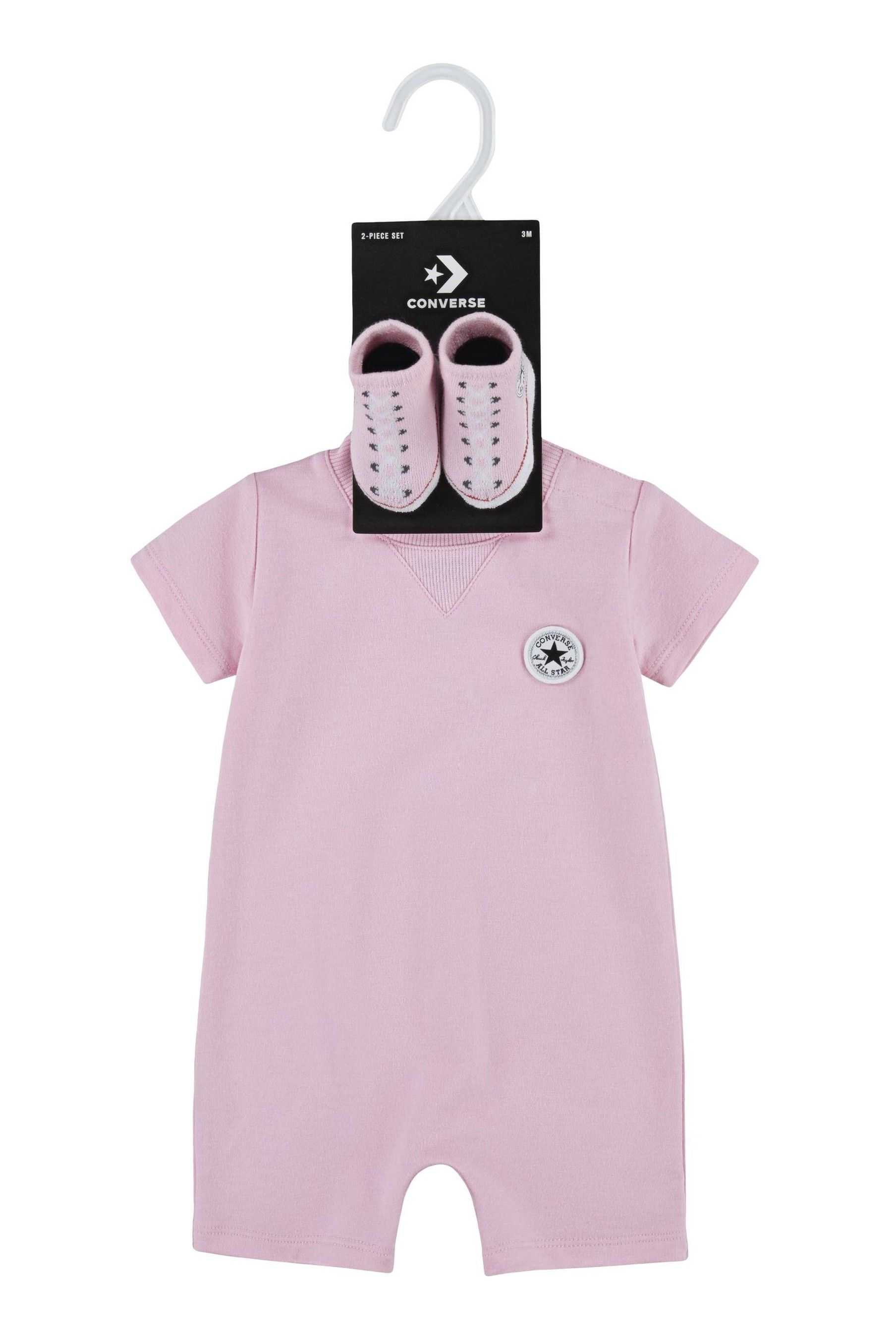 Buy Converse Pink Romper and Bootie Baby Set from the Next UK online shop