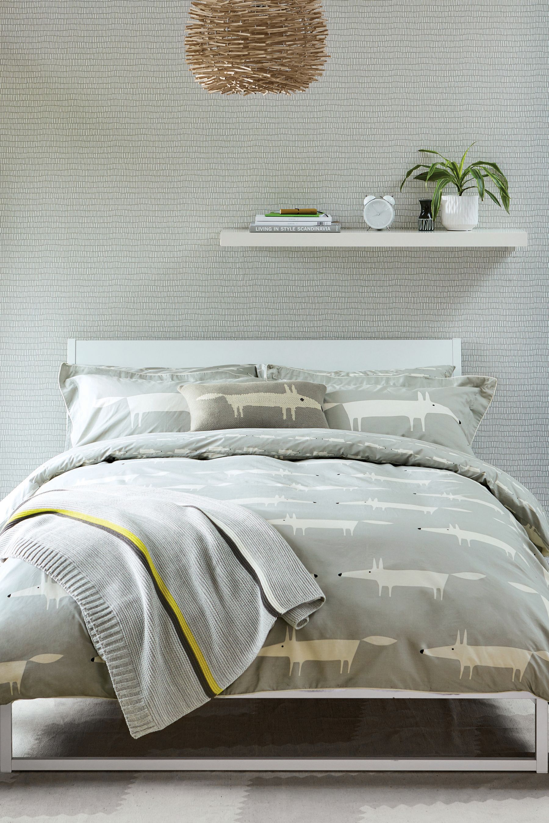 Buy Scion Grey Mr Fox 100% Cotton Oxford Pillowcase from the Next UK ...