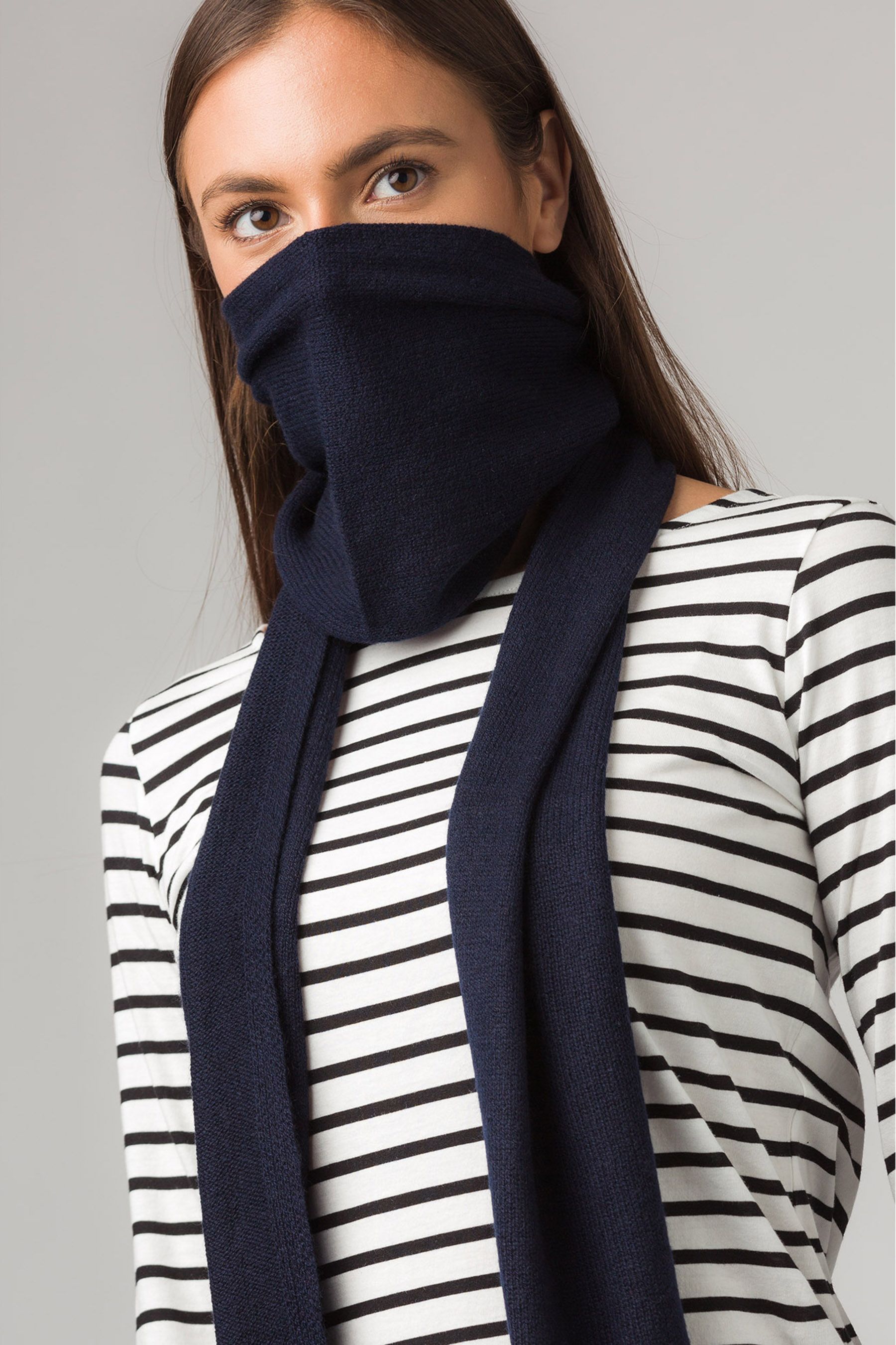 Buy Pure Luxuries London Blue Cambridge Cashmere Scarf from Next Ireland