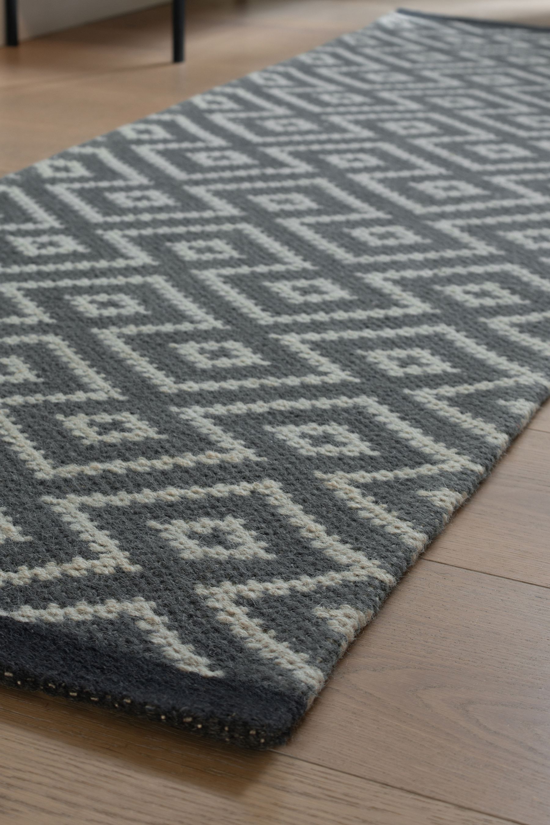 Buy Grey Geo Diamond Runner from the Next UK online shop