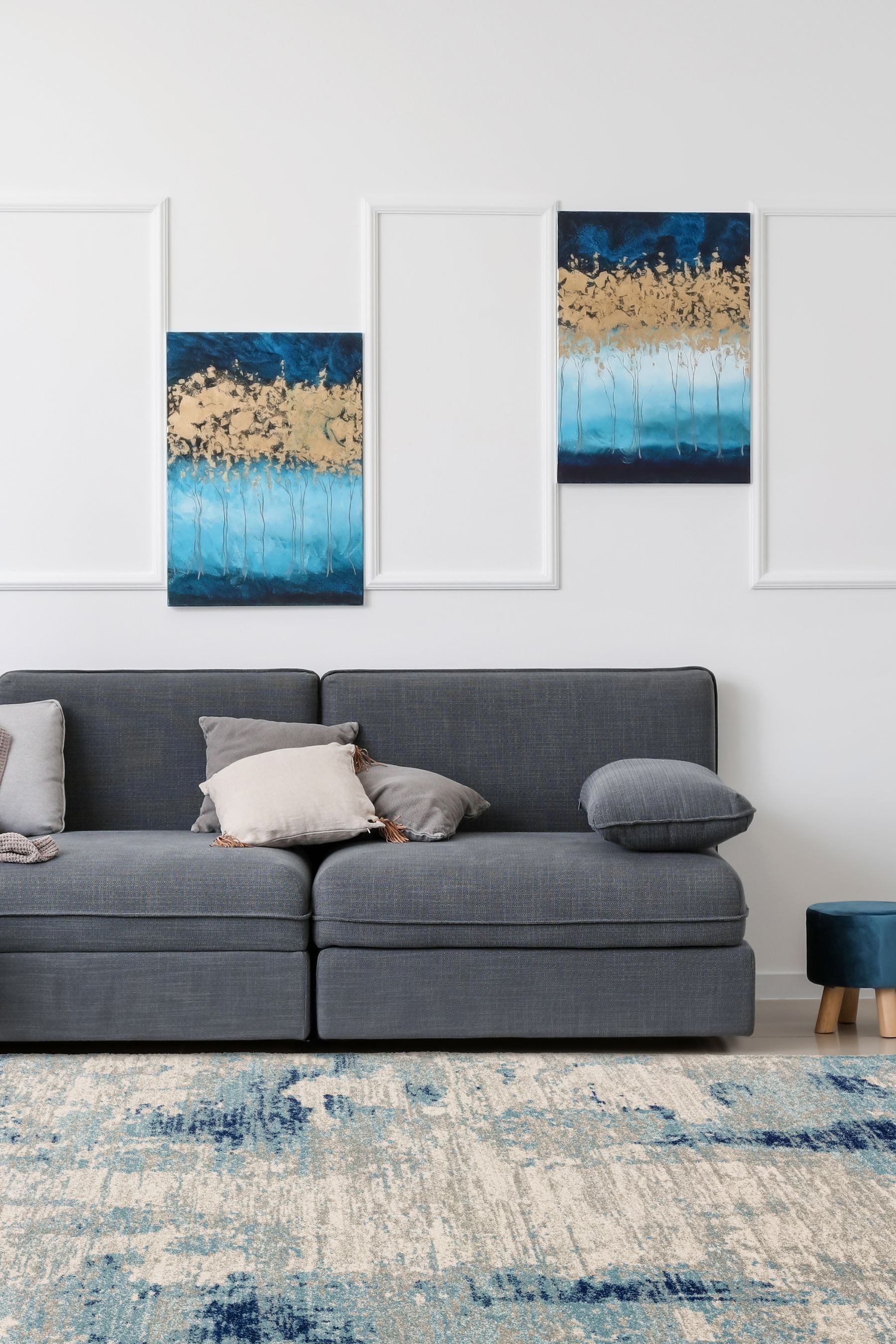 Buy Asiatic Rugs Blue Nova Mirage Rug from the Next UK online shop