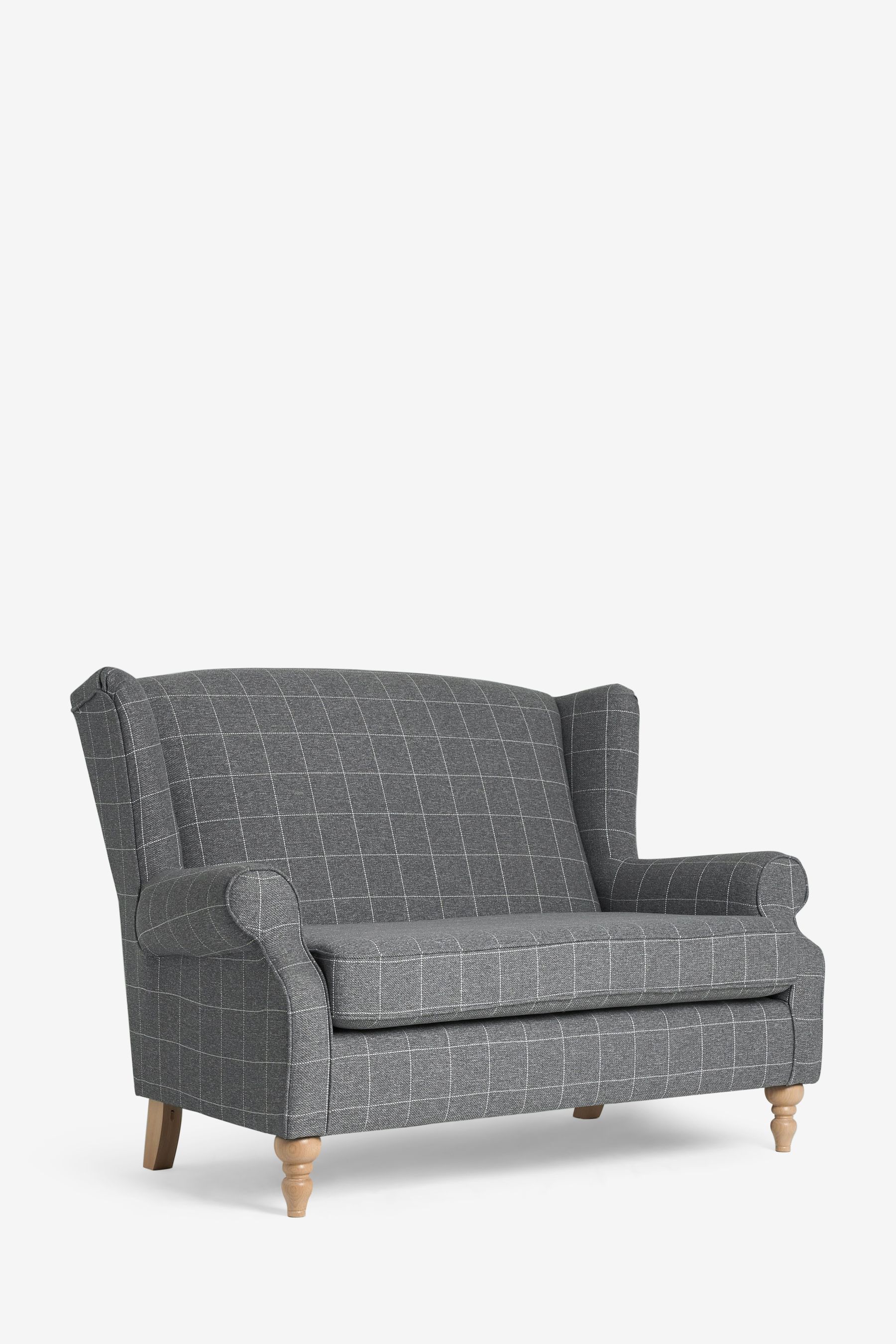 Buy Tweedy Check Lawson Mid Grey Sherlock Small Sofa from the Next UK ...