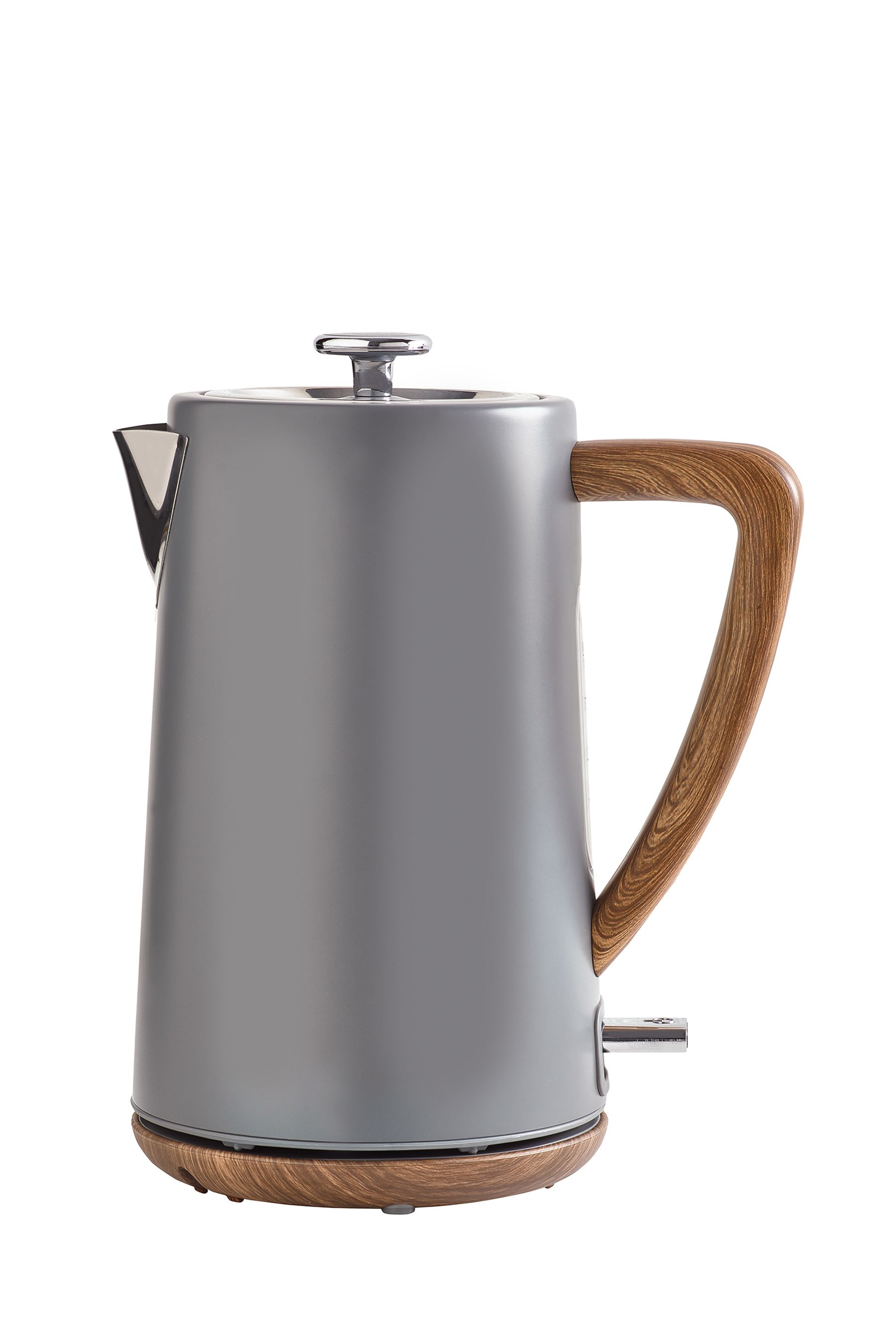 Buy Grey Bronx Wood Effect Kettle from Next Ireland