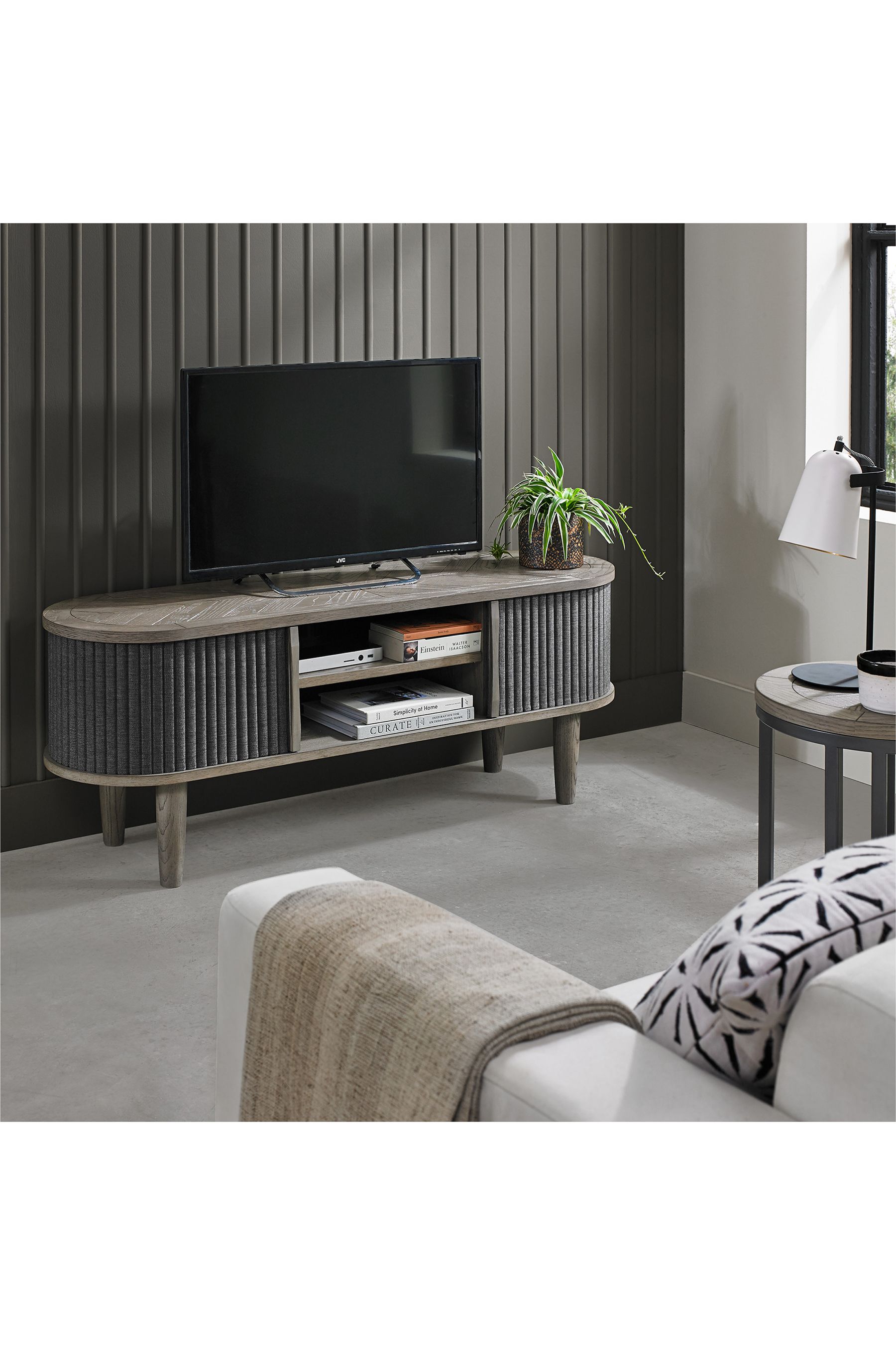 Buy Bentley Designs Silver Monroe Entertainment Unit from the Next UK ...