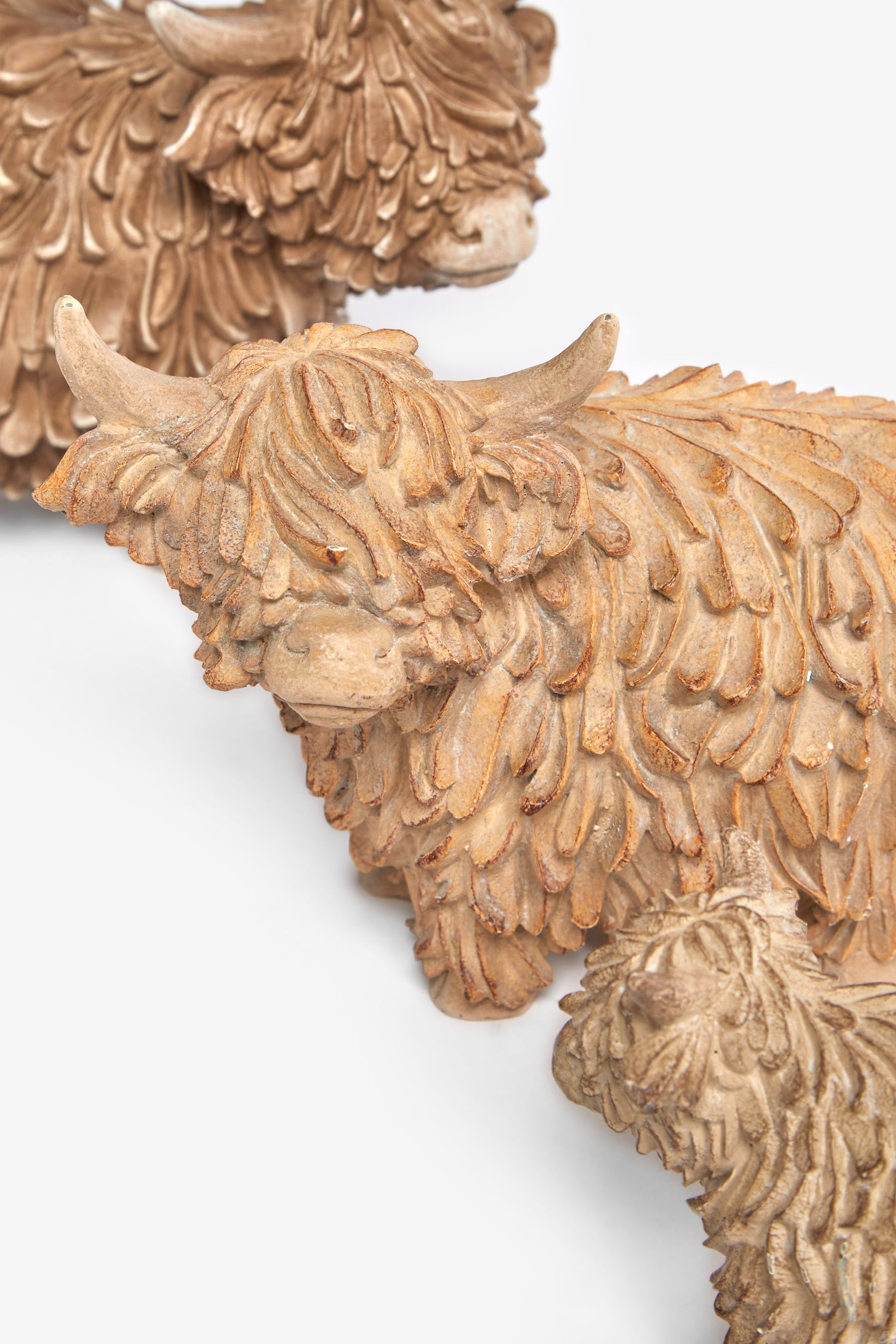 Buy Dark Natural Hamish the Highland Cow Ornament Set of 3 from the ...