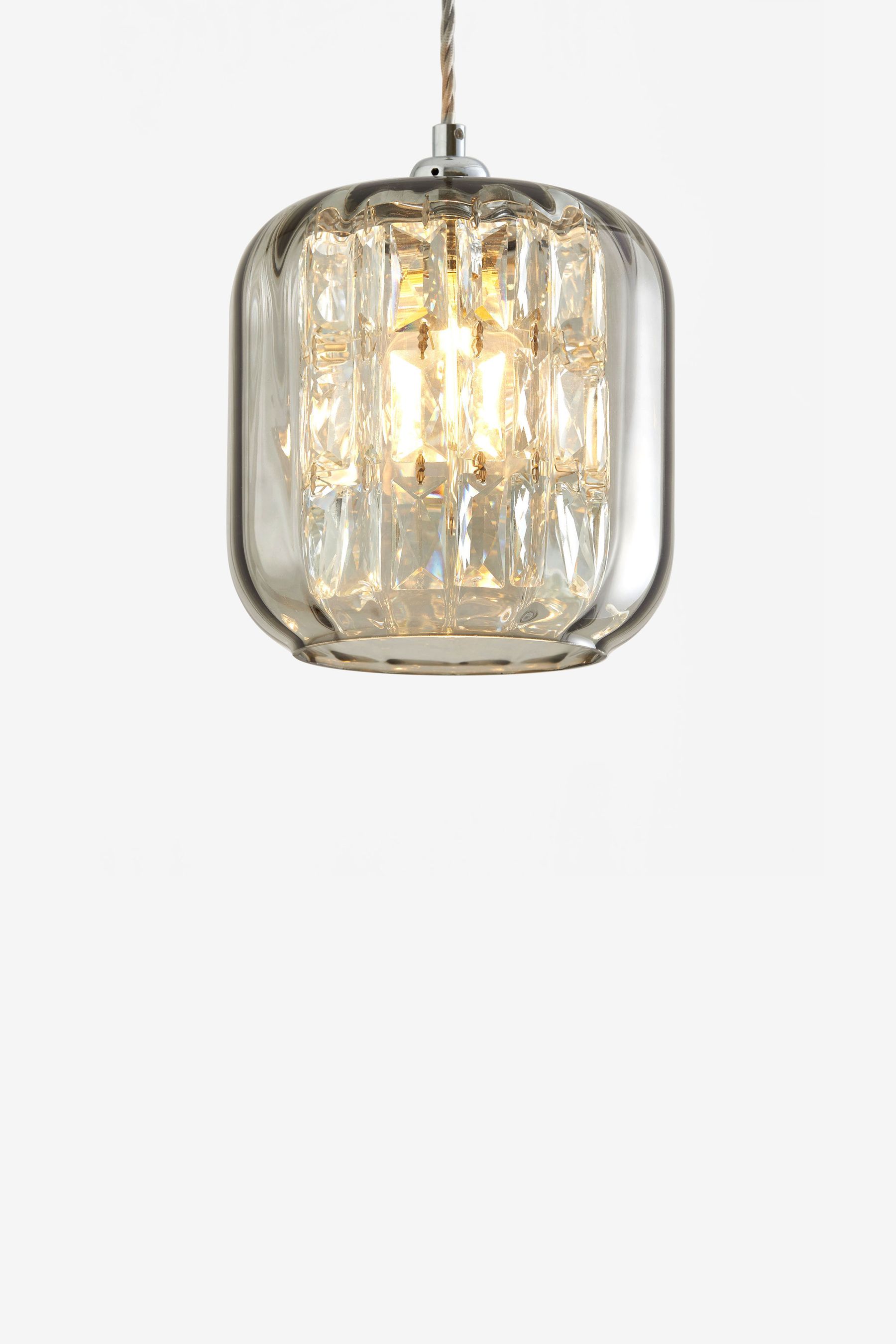 Buy Smoke Grey Chelsea Easy Fit Pendant Lamp Shade from the Next UK ...