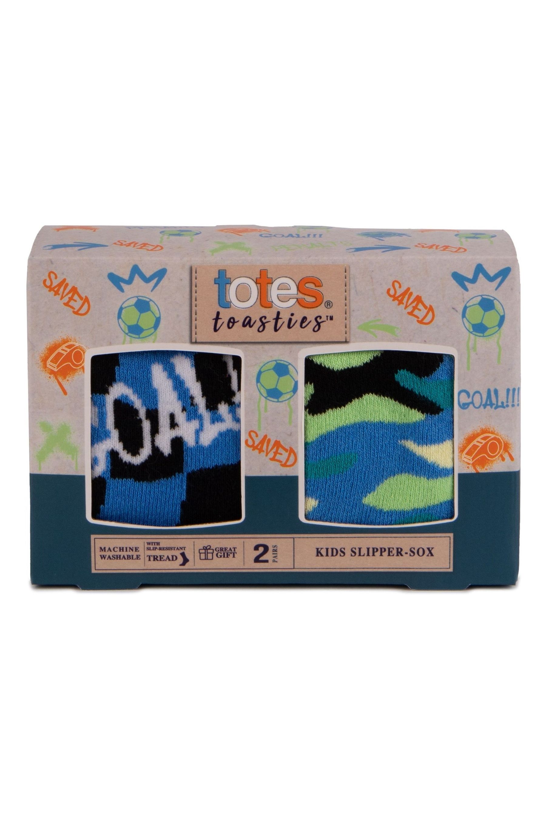 Totes Blue Toasties Kids Original Socks