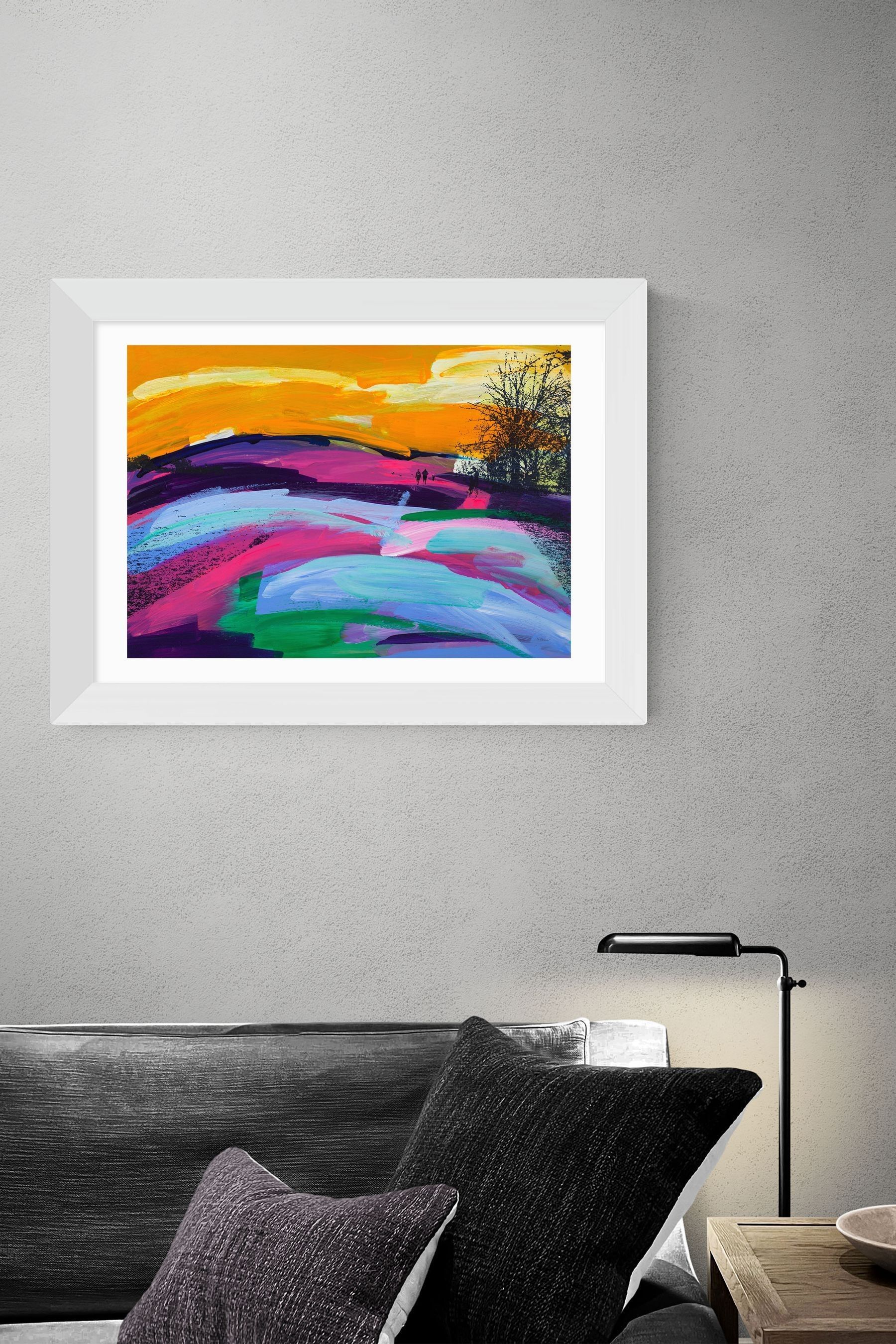 Buy East End Prints White New Horizons Framed Print Wall Art by Lucy ...