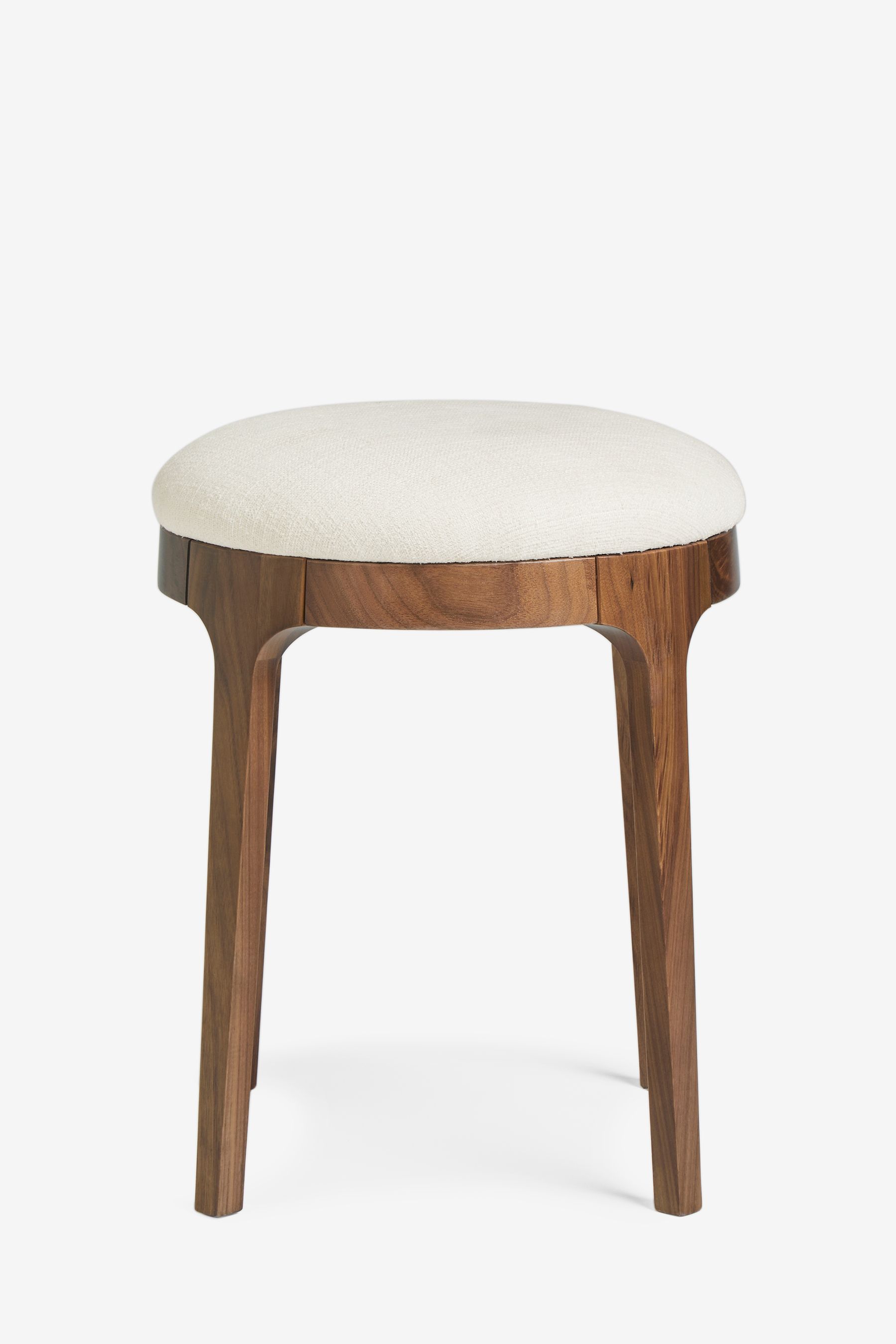 Buy Jasper Conran London Off White Belgrave Walnut Stool from the Next ...