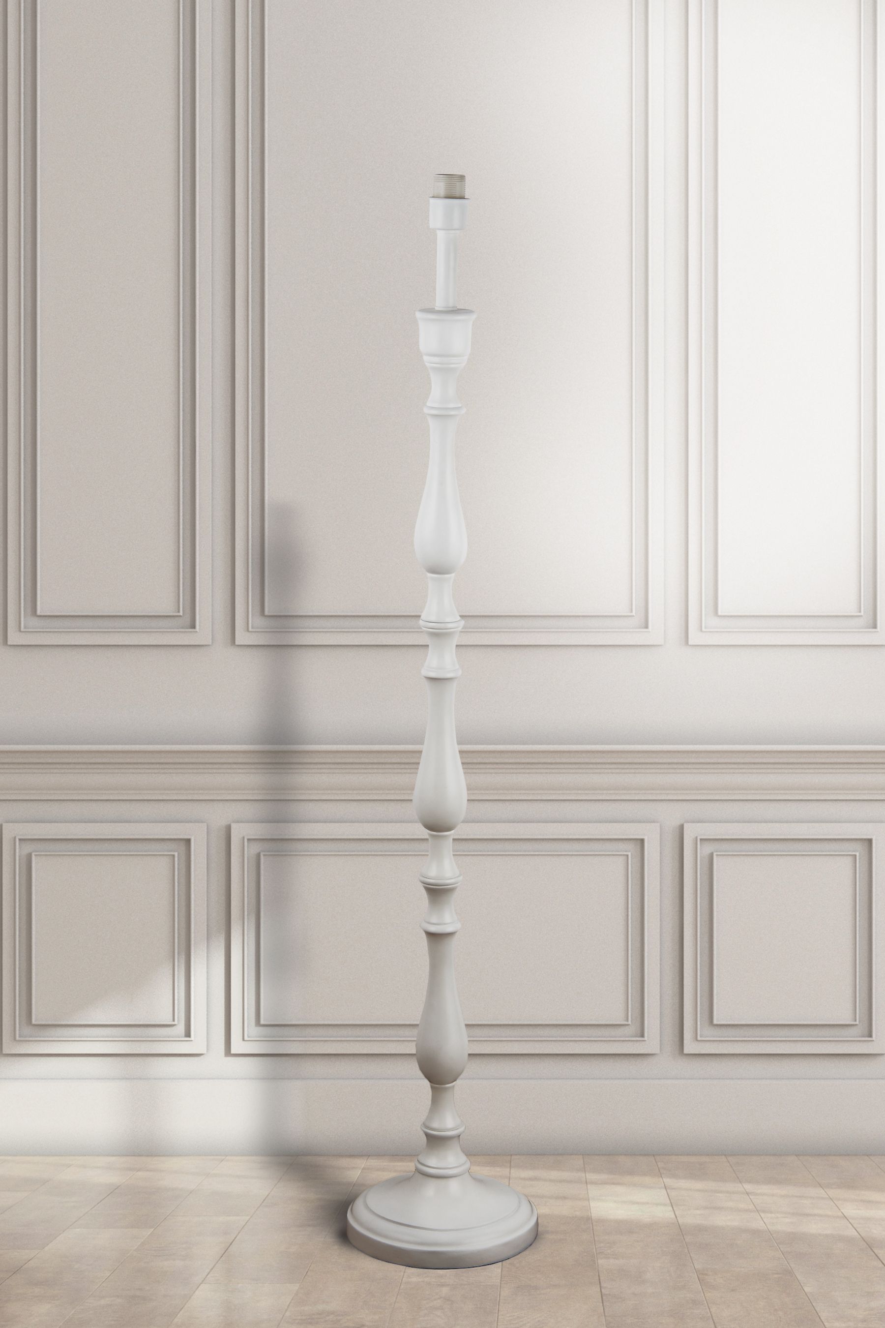 Buy Searchlight Cream Wren Candlestick Floor Lamp Base from the Next UK ...