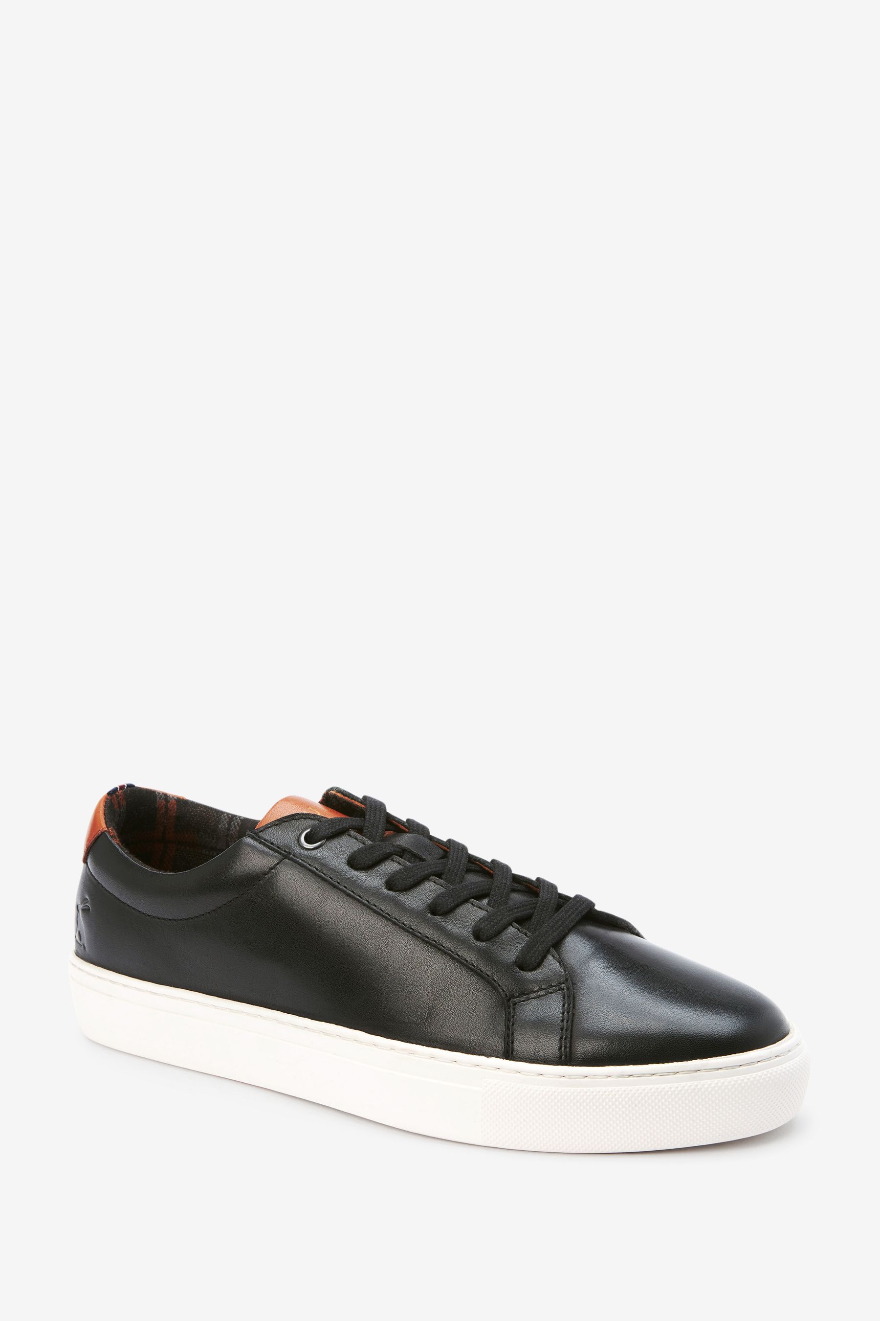 Buy Joules Black Leather Trainers from the Next UK online shop