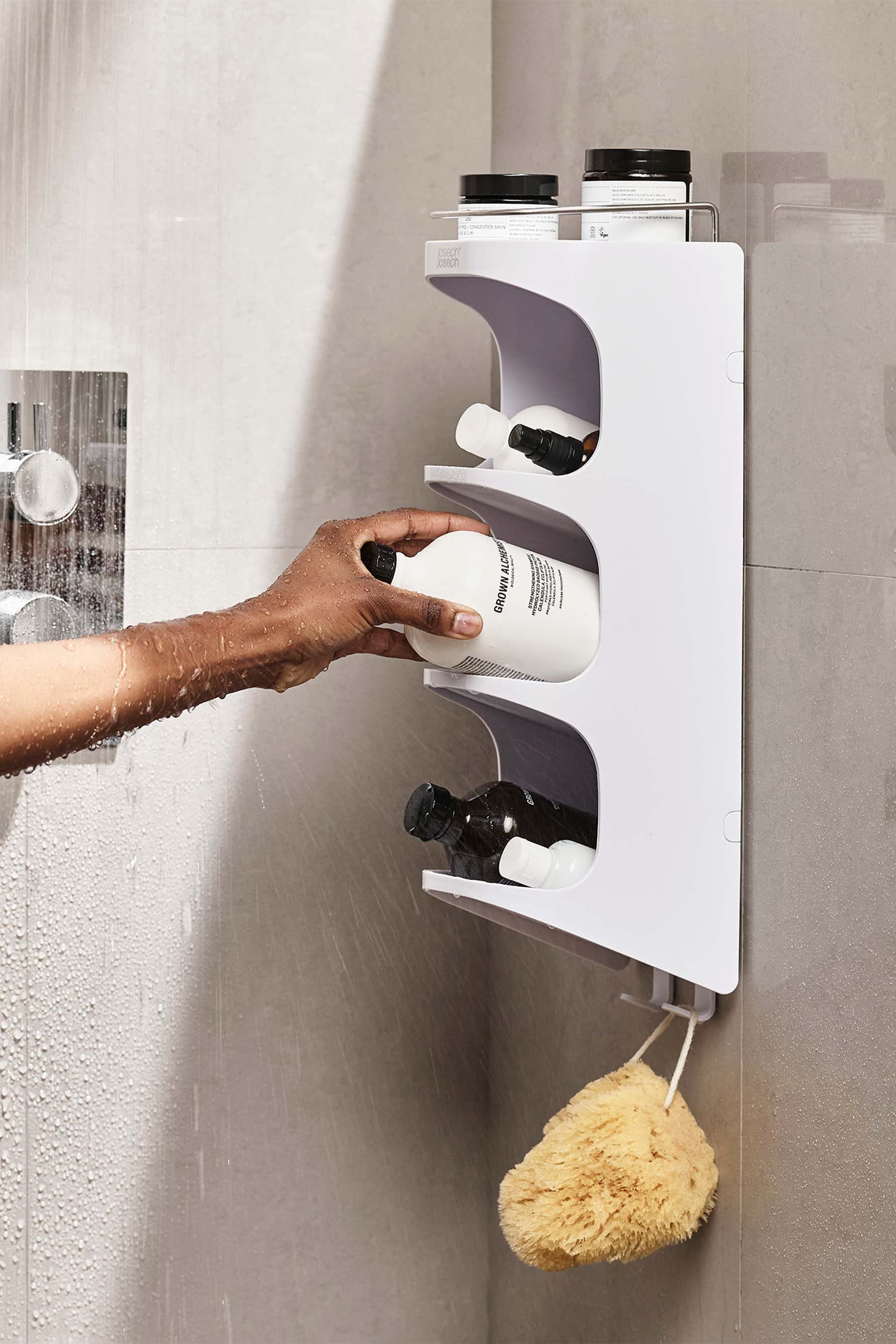 Buy Joseph Joseph White Slimline Shower Shelf from the Next UK online shop