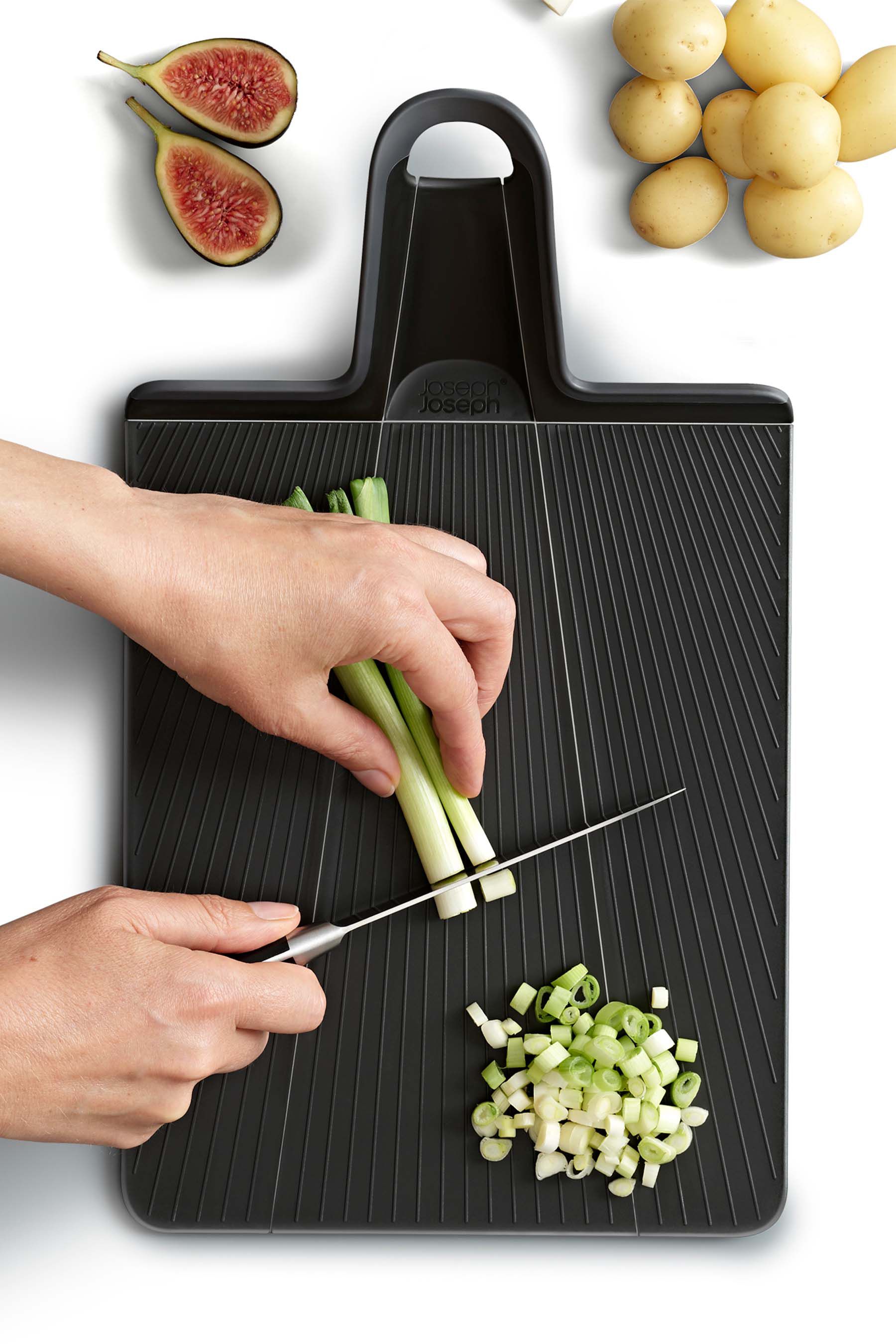 Buy Joseph Joseph Black Chop2Pot Plus Folding Chopping Board (Large ...