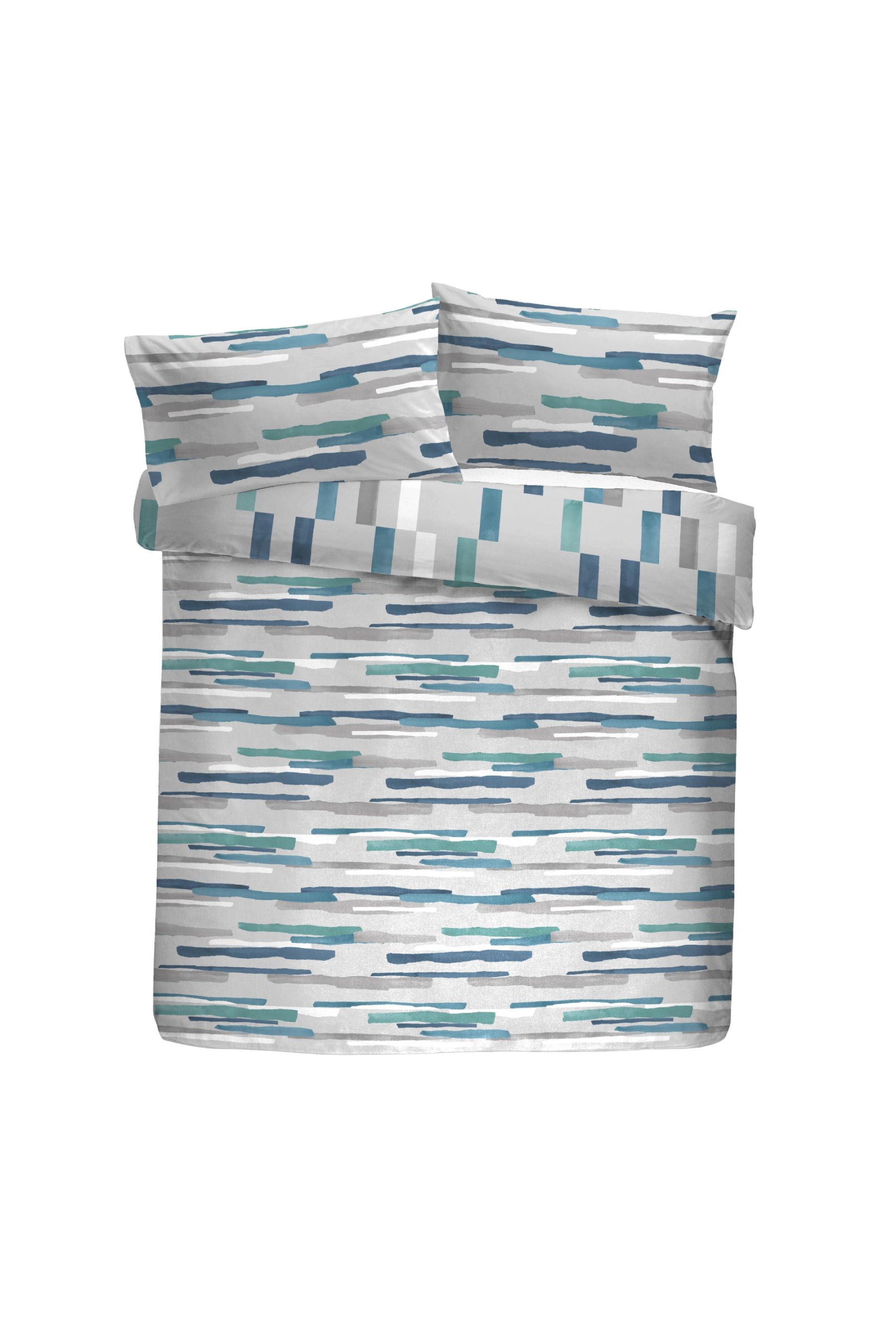 Buy Fusion Green Clifton Duvet Cover and Pillowcase Set from the Next ...