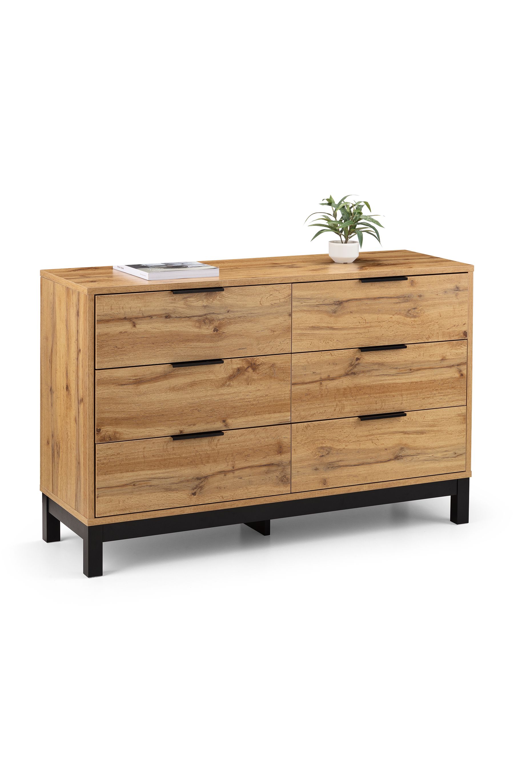 Buy Julian Bowen Brown Bali 6 Drawer Easy Assembly Chest from the Next ...