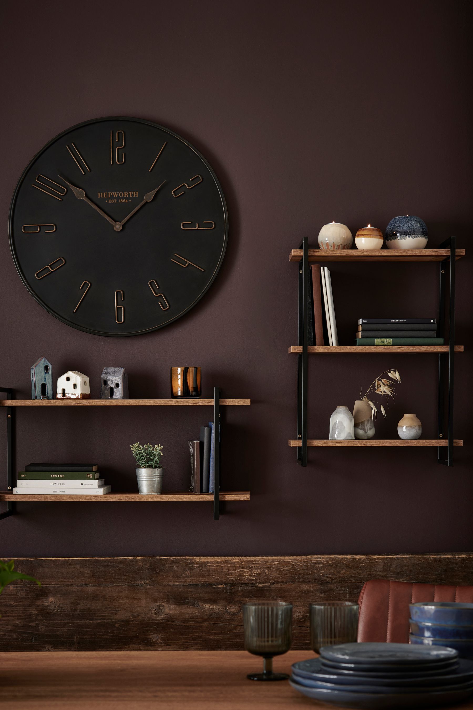 Buy Bronze Stamford 60cm Metal Wall Clock from the Next UK online shop