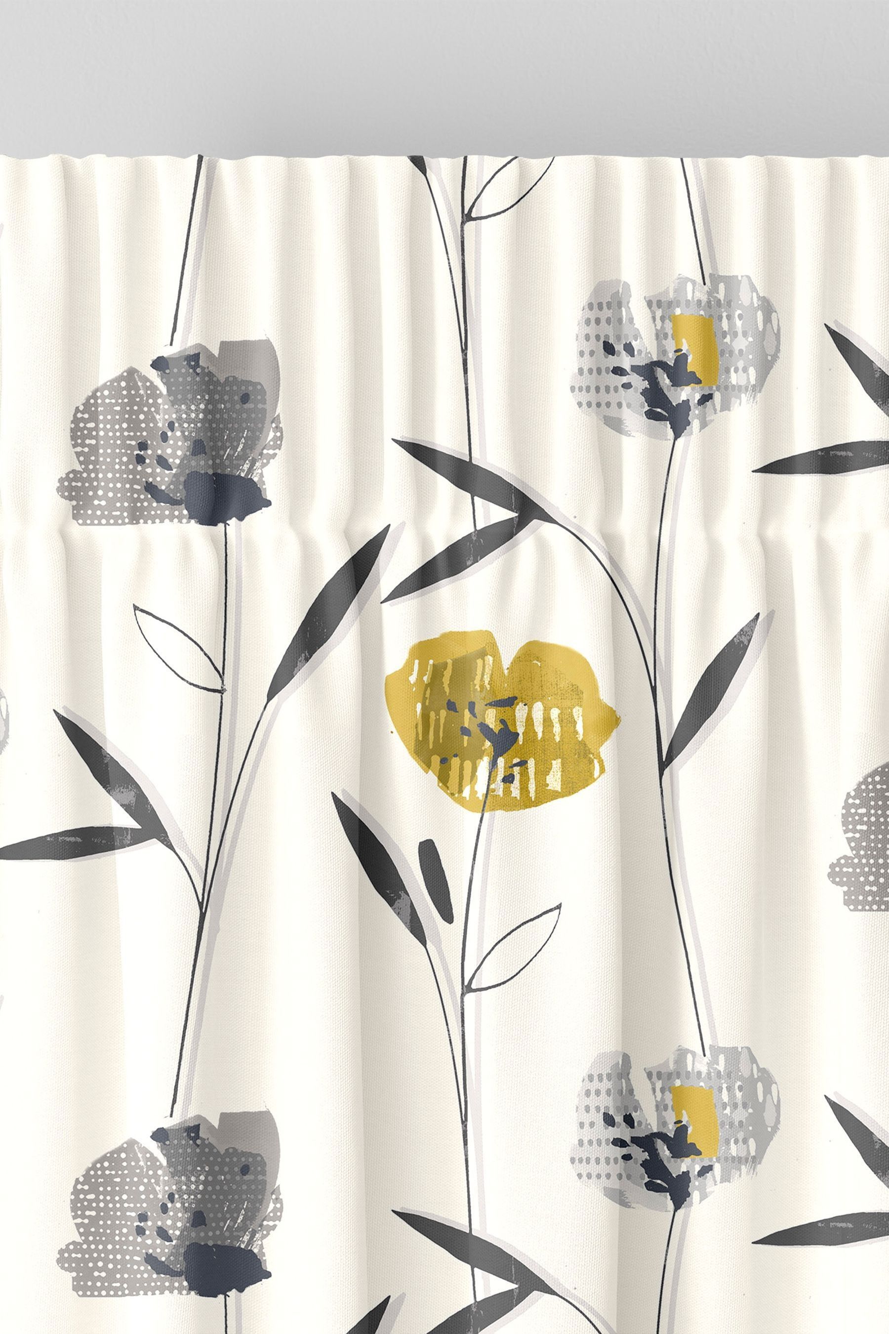 Buy Yellow Hetty Made To Measure Curtains from the Next UK online shop