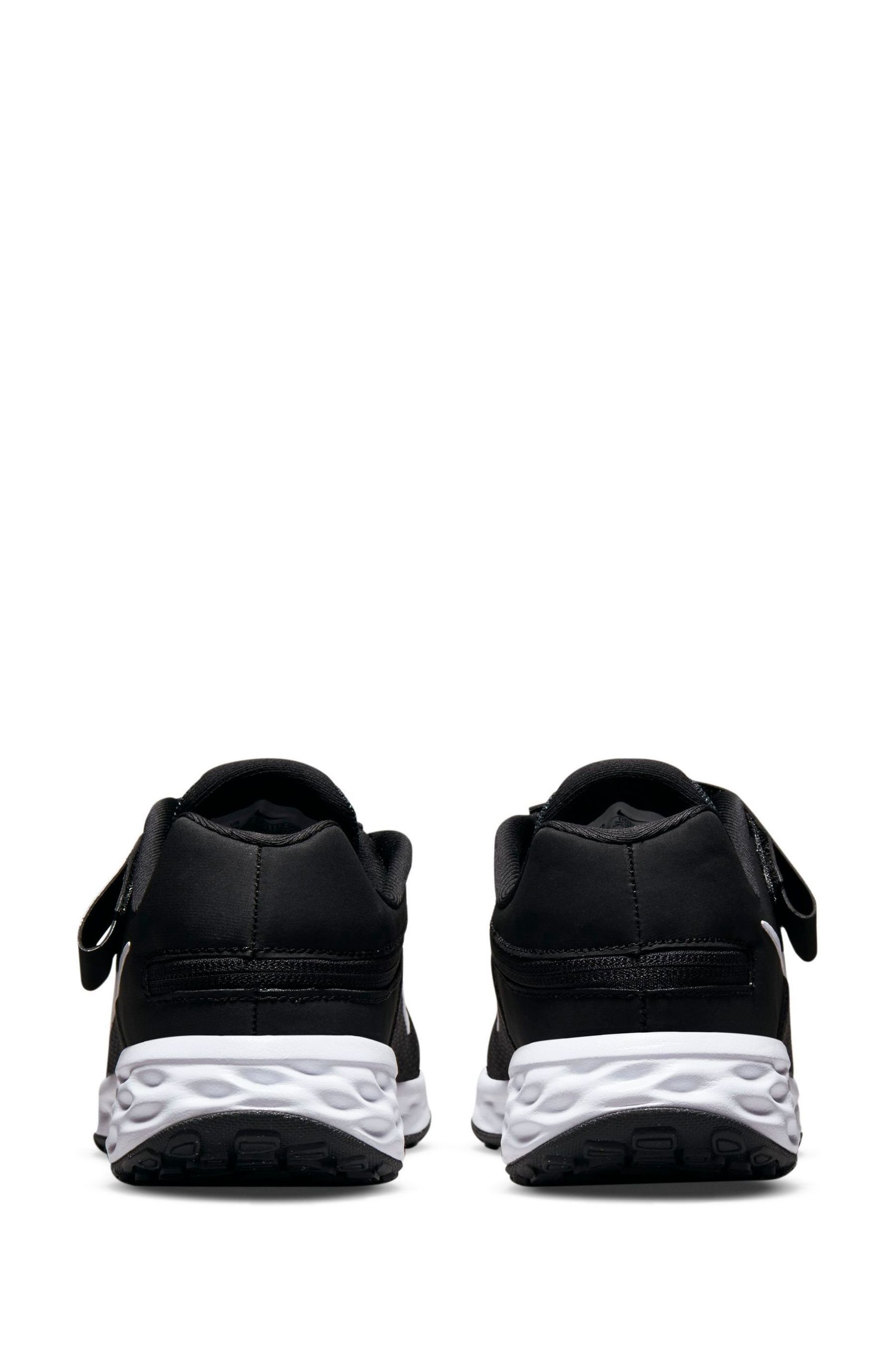 Buy Nike Black/White Revolution 6 Flyease Youth Trainers from the Next ...