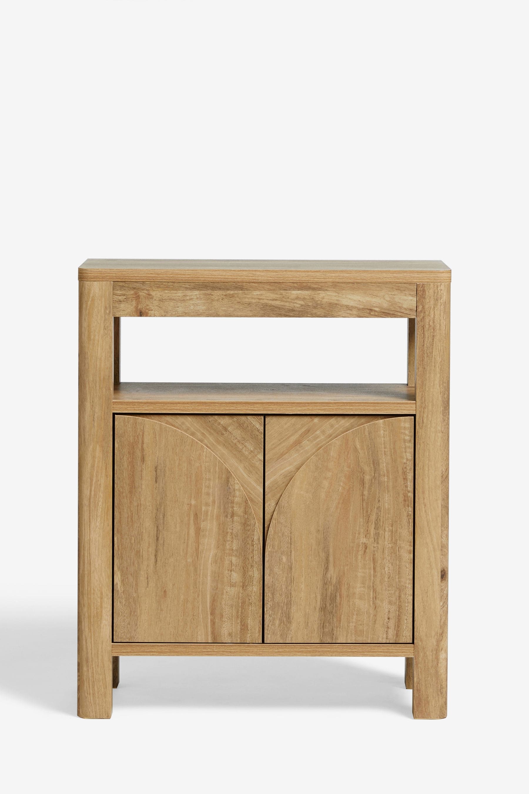 Buy Natural Arches Mango Wood Effect Storage Side Table from the Next ...