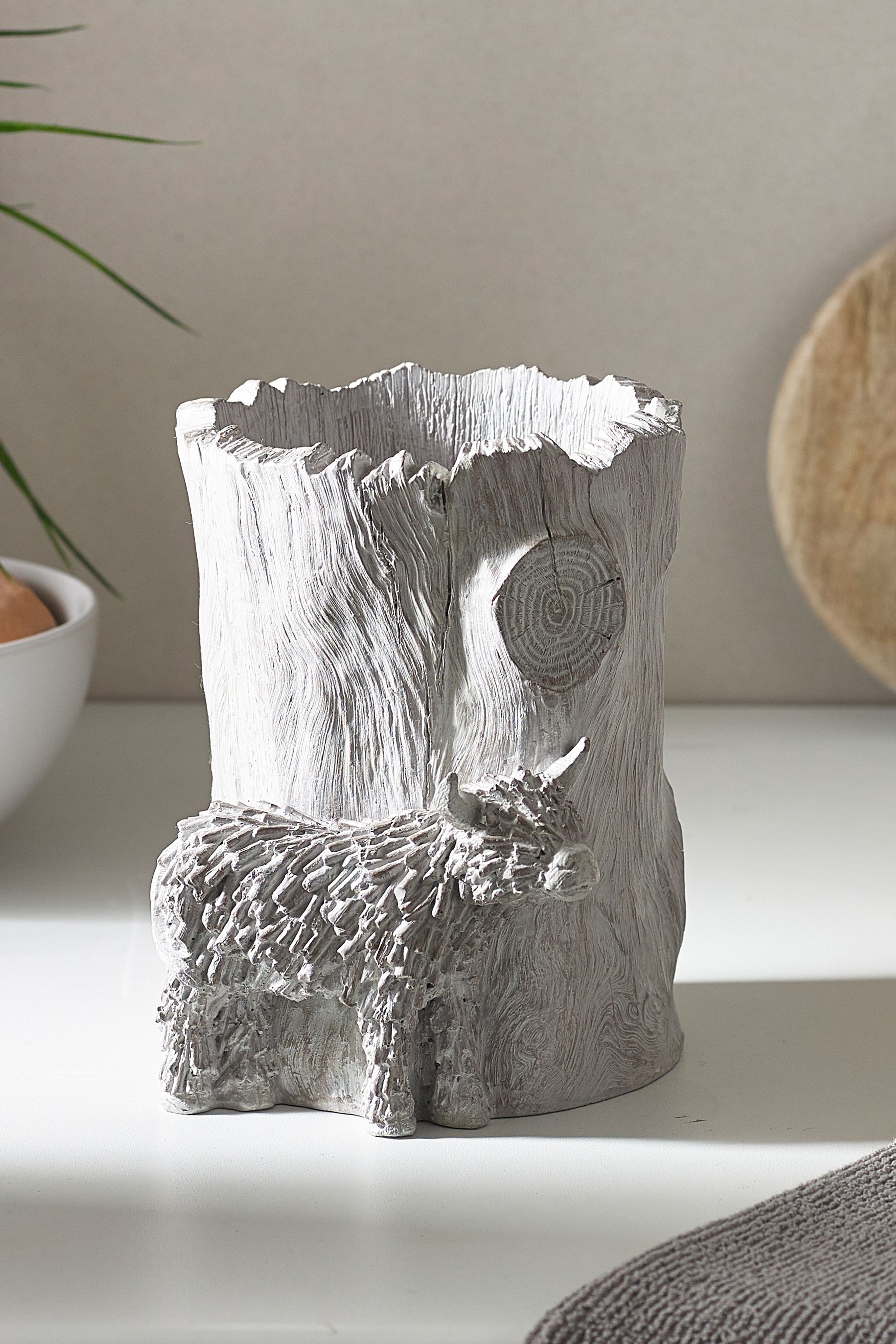 Buy Grey Hamish The Highland Cow Utensil Pot from the Next UK online shop