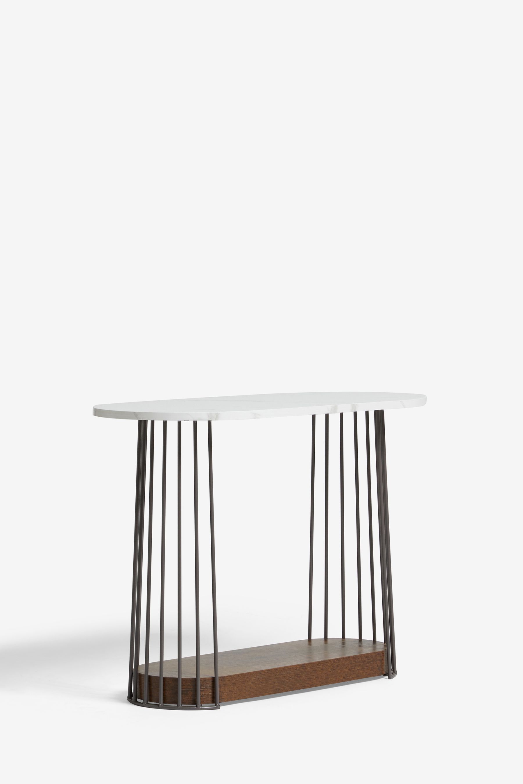 Buy Grey Linear Marble Effect Sofa Side Table from the Next UK online shop