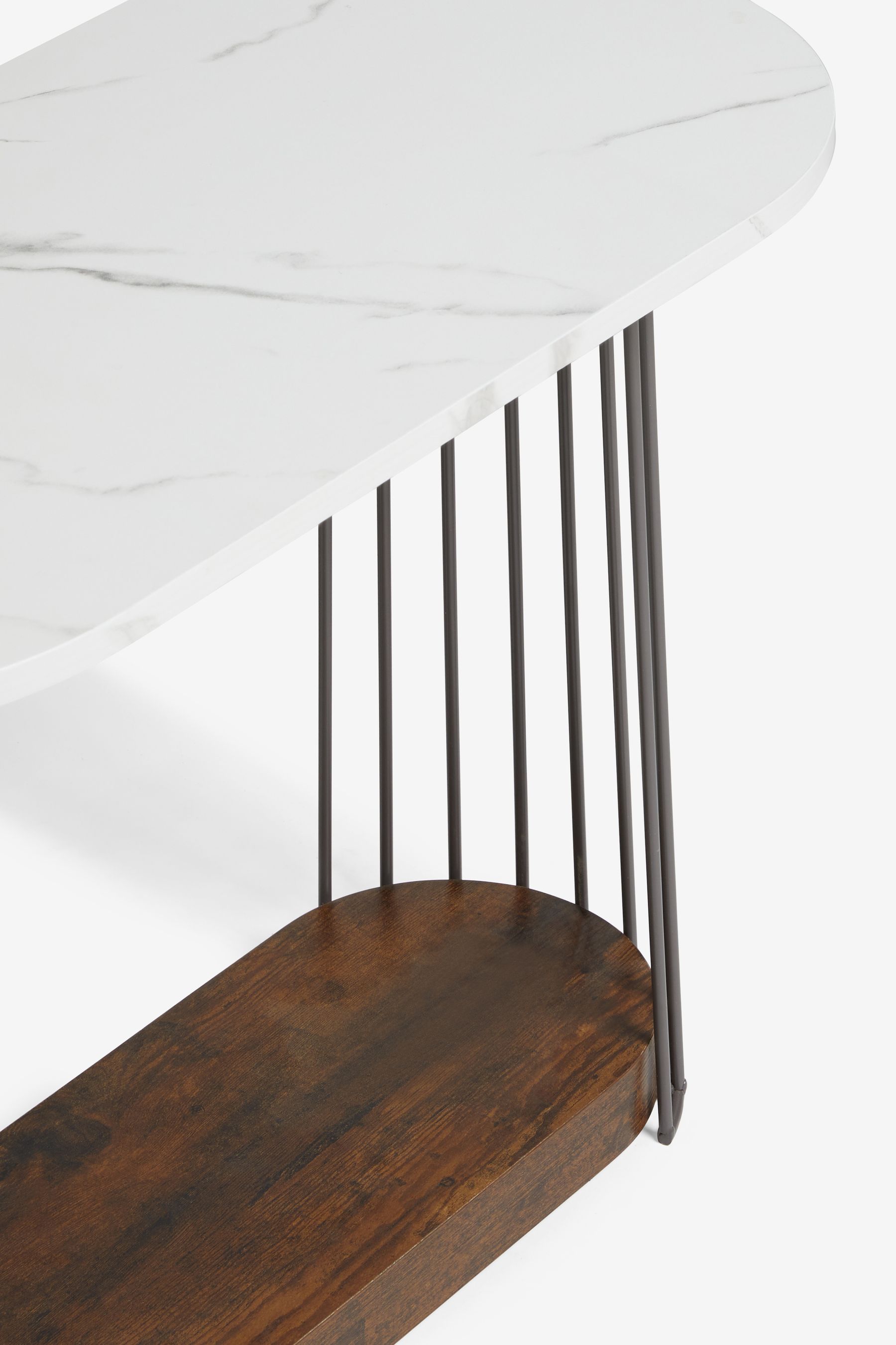 Buy Grey Linear Marble Effect Sofa Side Table from the Next UK online shop