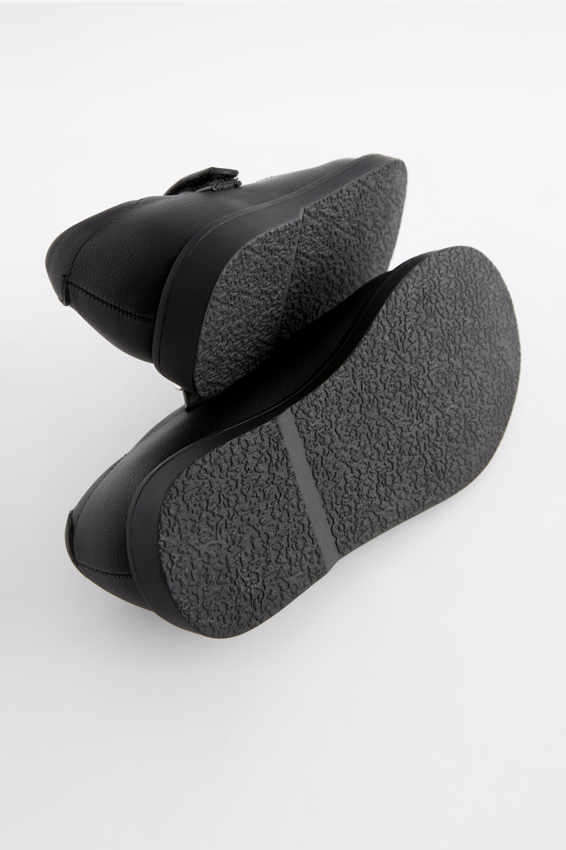 Buy Black Standard Fit (F) School Mary Jane Crepe Sole Shoes from the ...