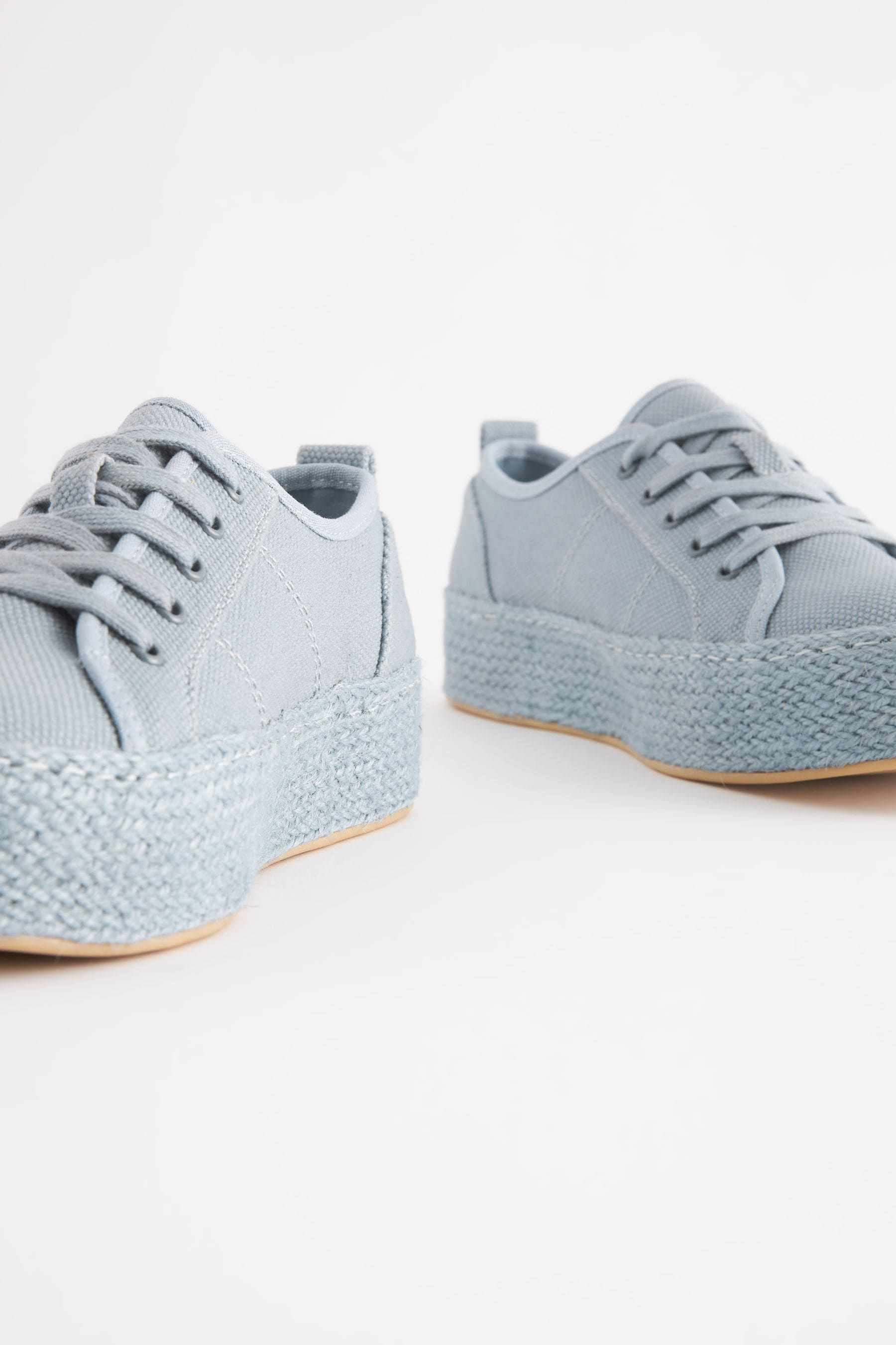Buy Blue Forever Comfort® Espadrille Flatform Trainers from Next Ireland