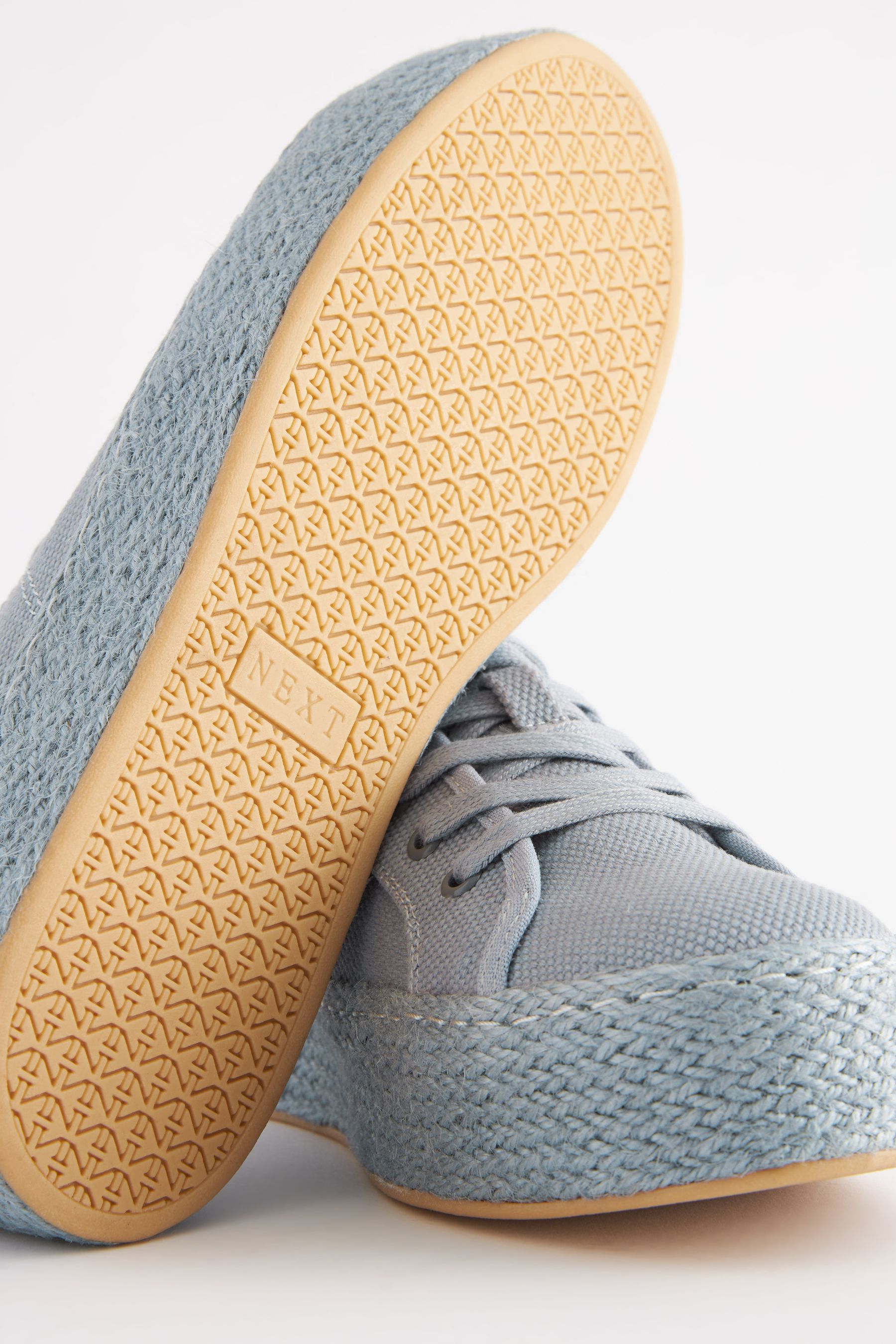 Buy Blue Forever Comfort® Espadrille Flatform Trainers from Next Ireland