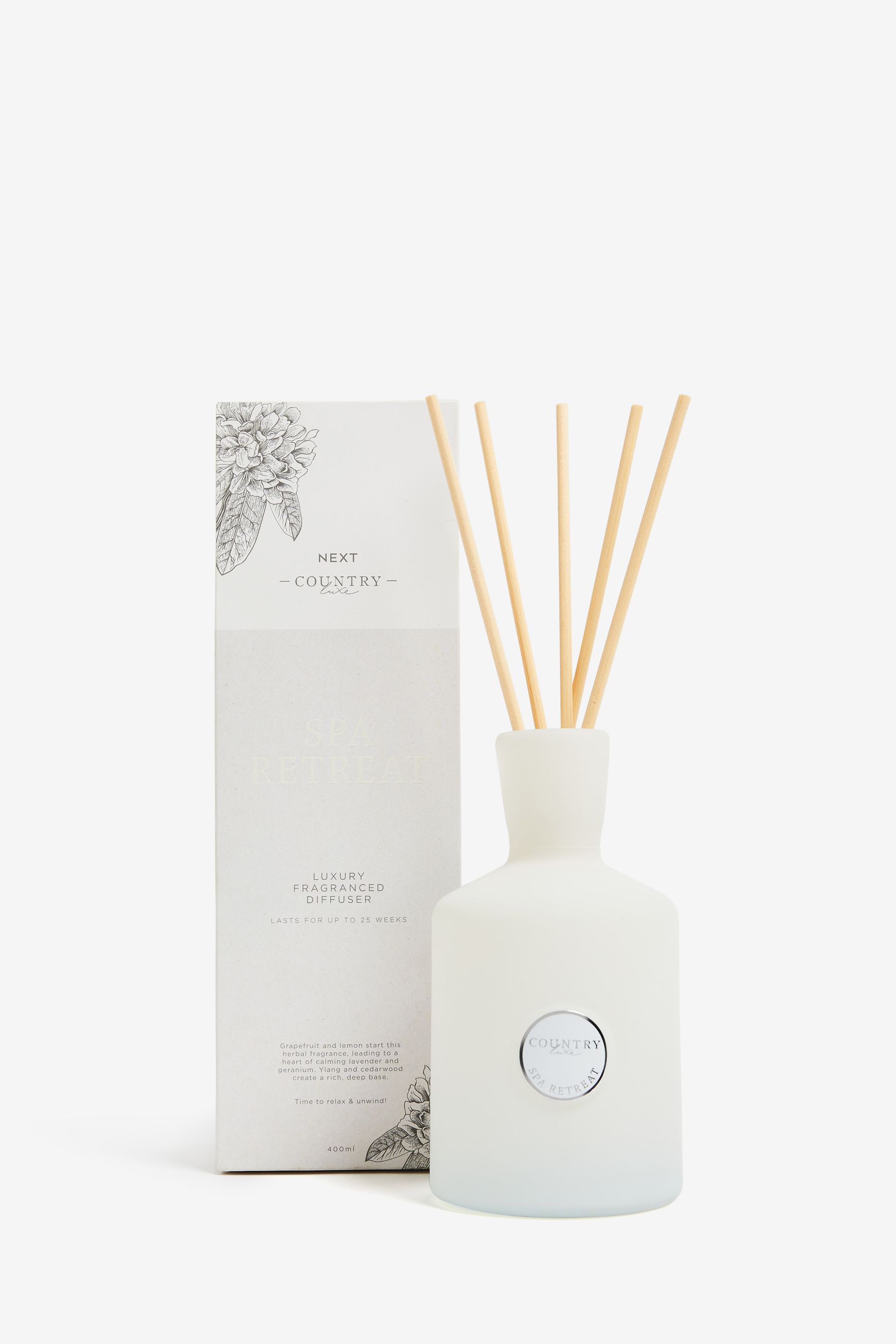 Buy Country Luxe Spa Retreat Lavender and Geranium 400ml Fragranced ...