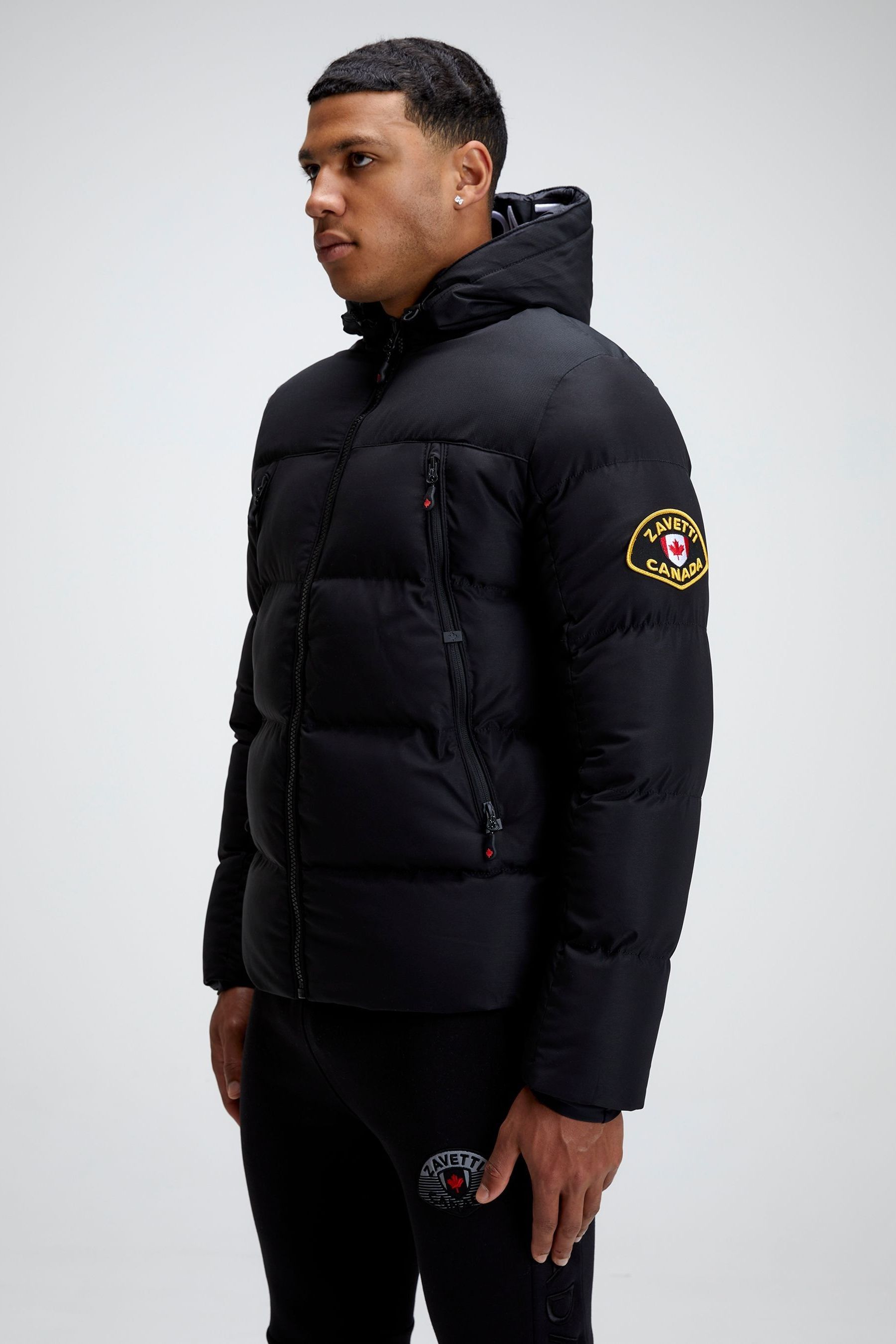 Buy Zavetti Canada Malvini Black 2.0 Puffer Jacket from Next Denmark