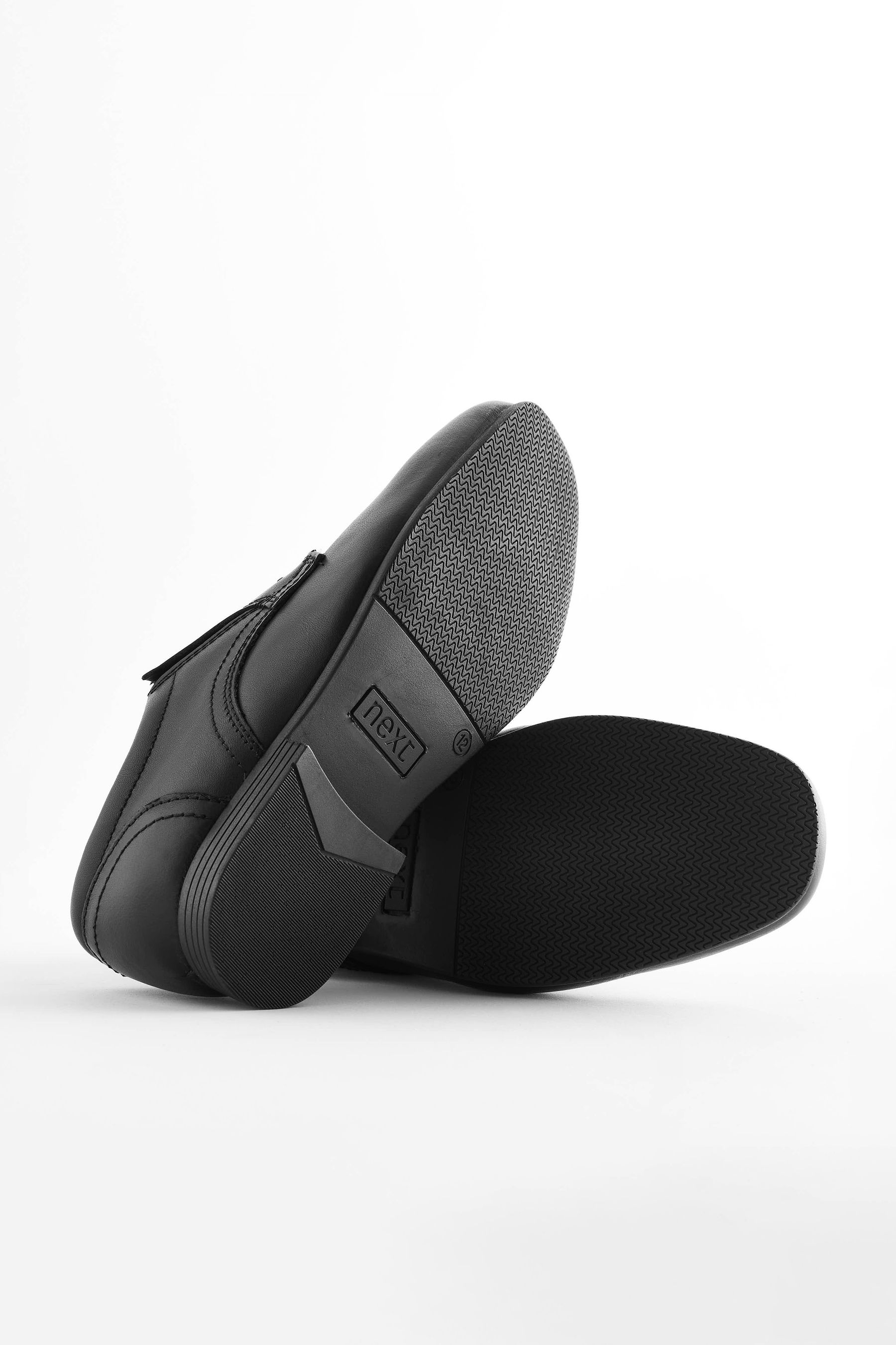 Buy Black Standard Fit (F) School Leather Lace-Up Shoes from the Next ...