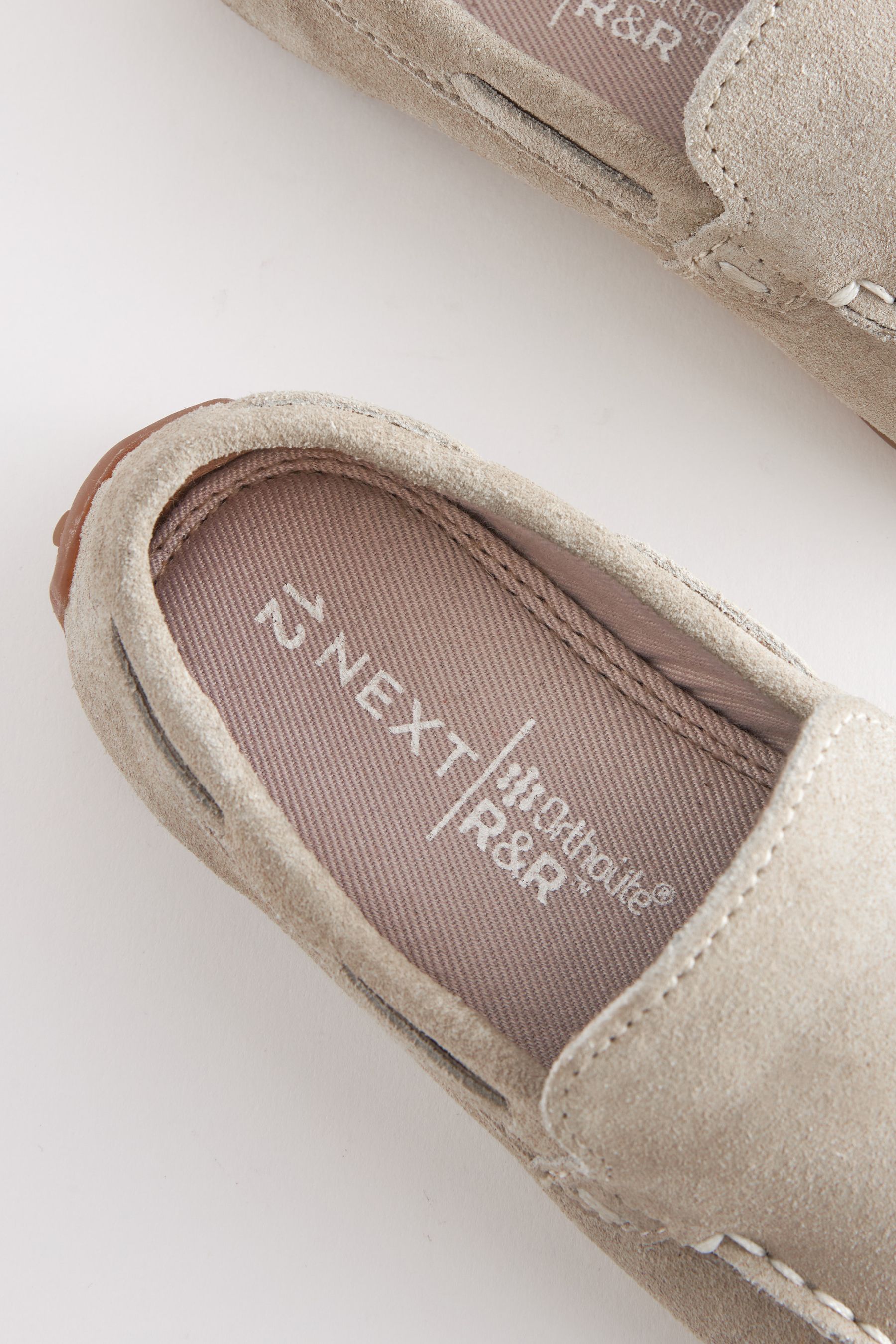 Buy Stone Suede Loafers from Next United Arab Emirates