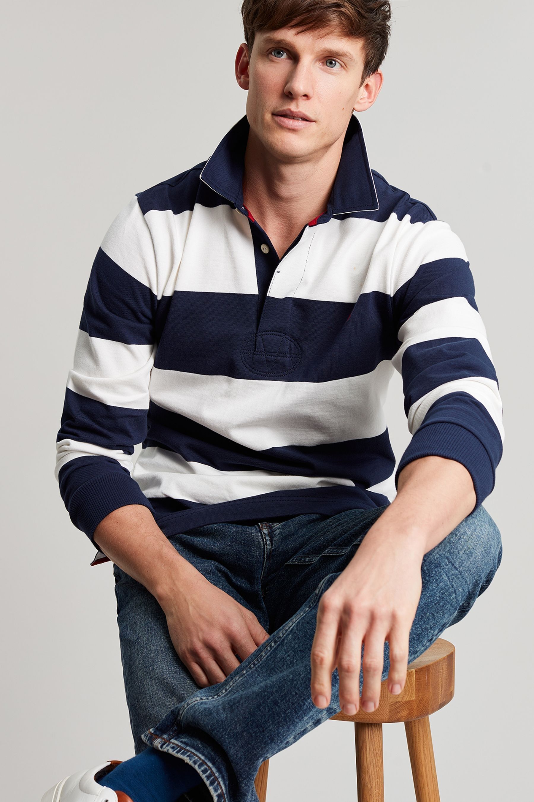 Buy Joules Blue Onside Rugby Shirt from Next Ireland