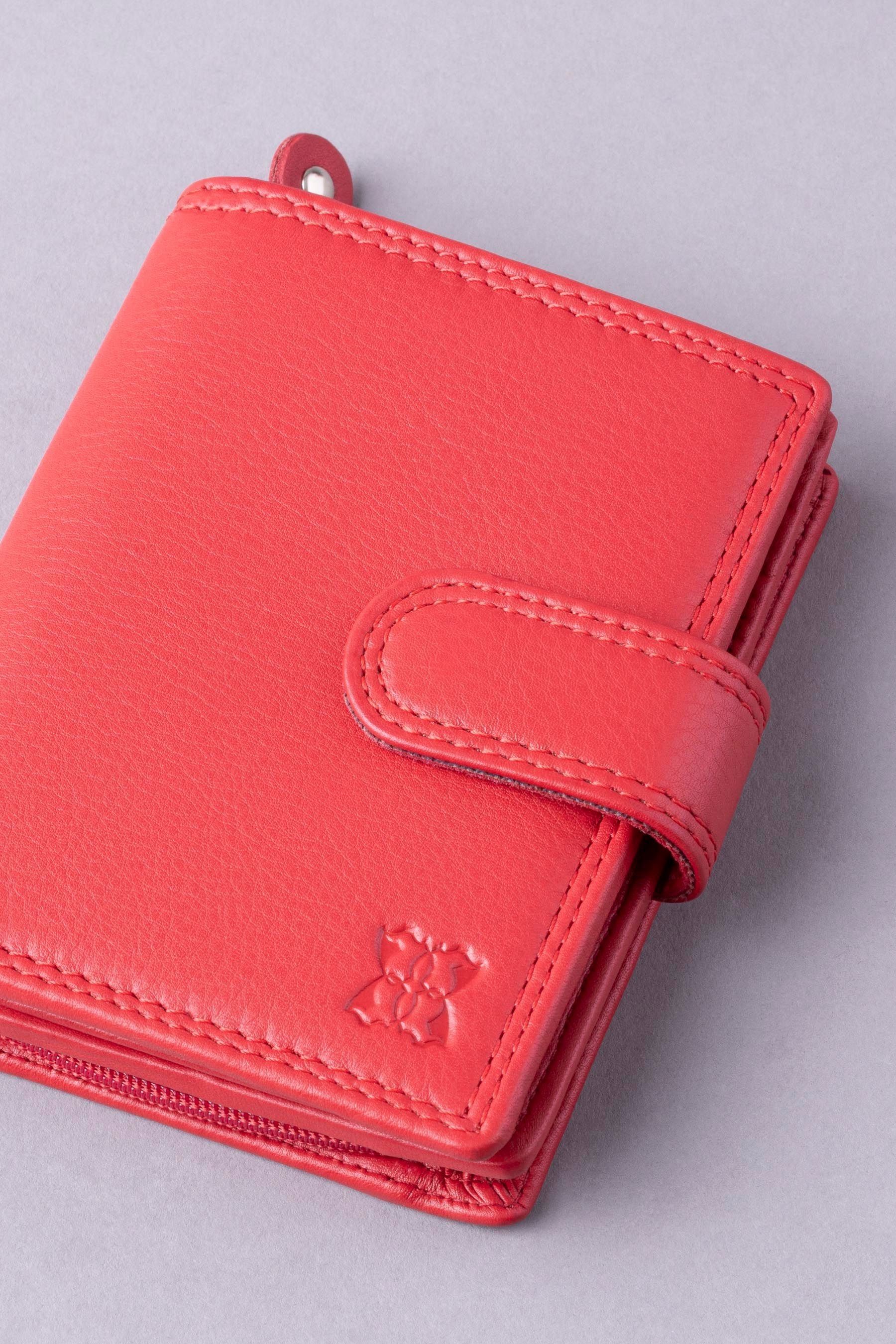 Buy Lakeland Leather Red Small Leather Tab Purse from the Next UK ...