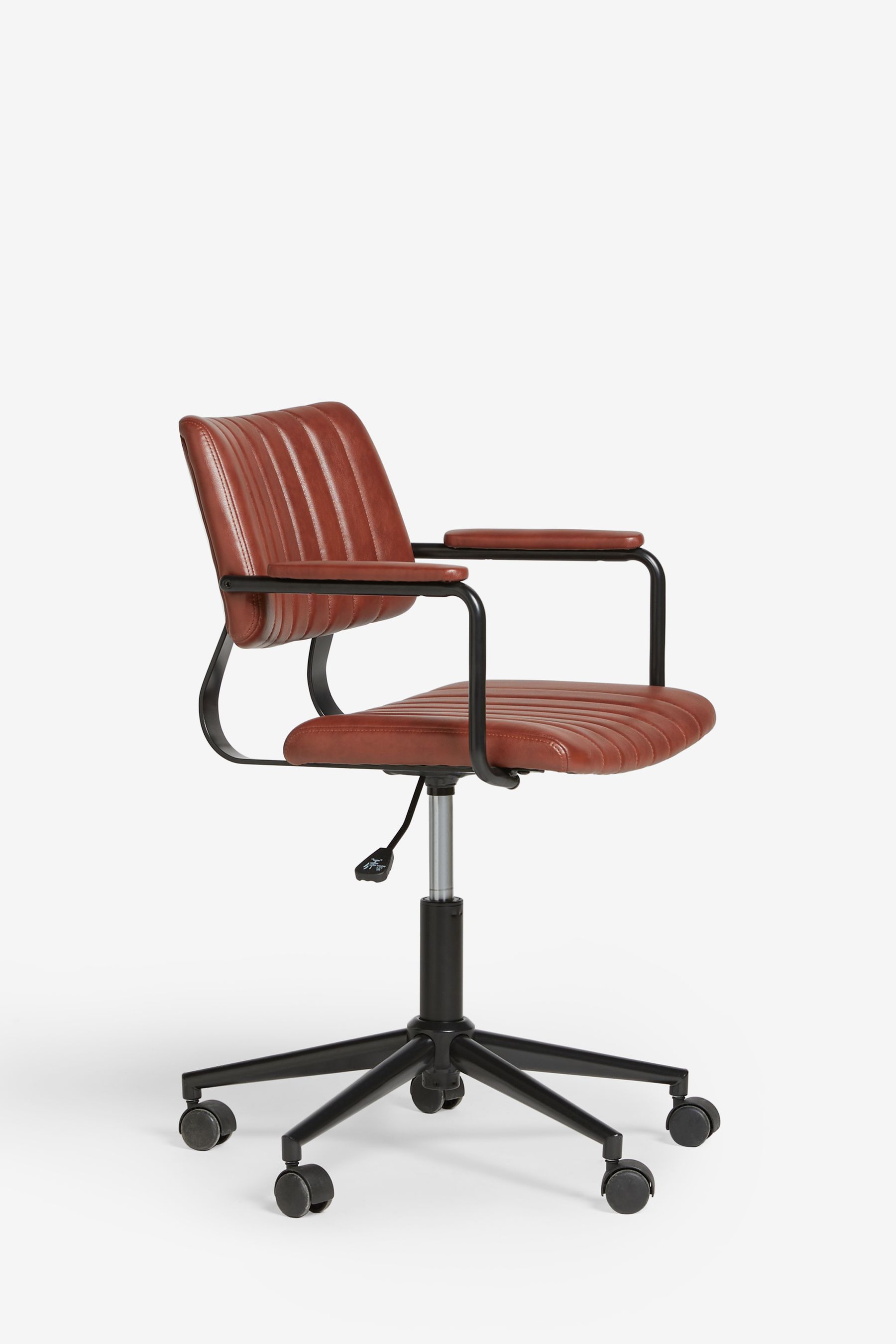 Buy Faux Leather Tan Brown Aiden Office Chair from the Next UK online shop