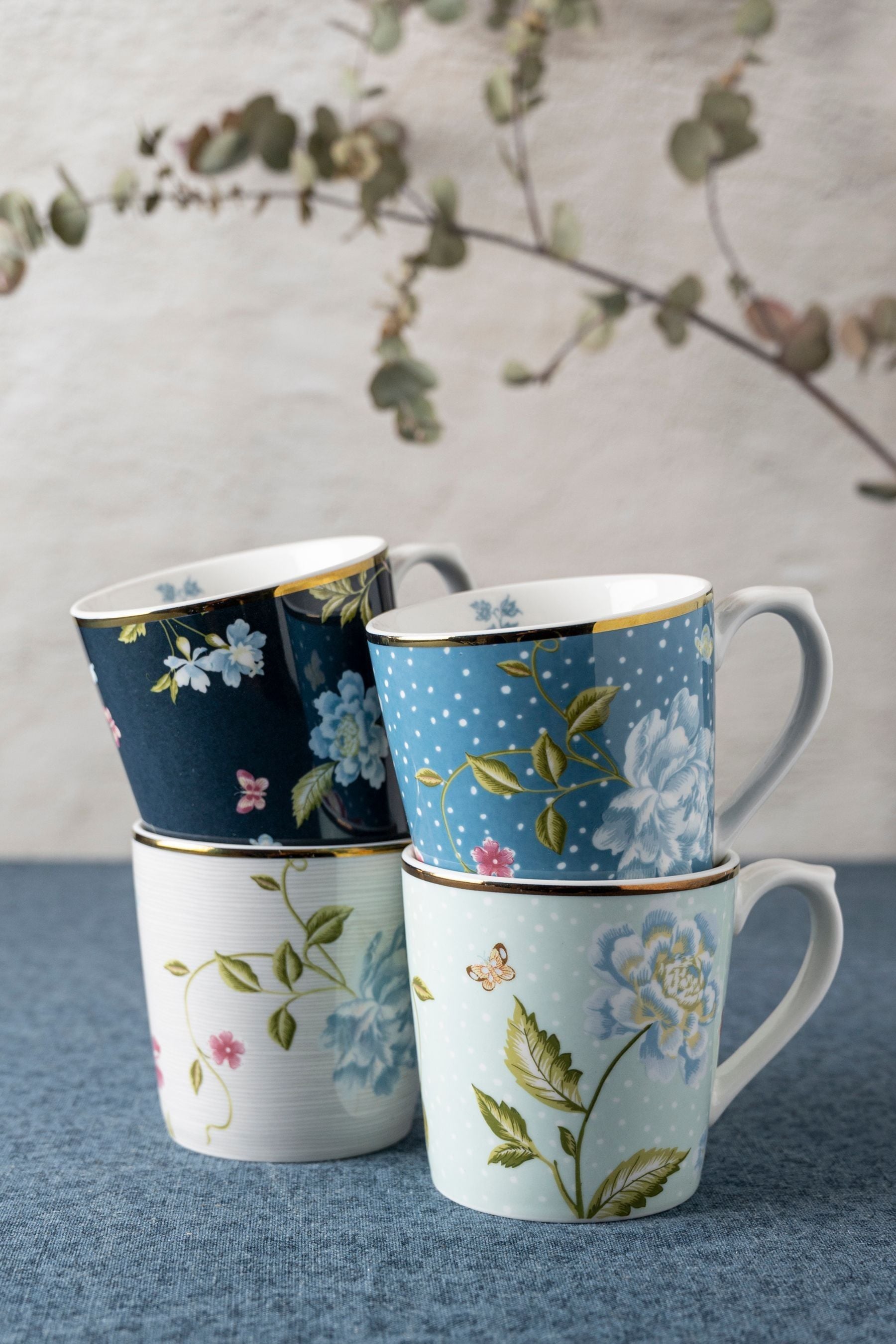 Buy Laura Ashley Set of 4 Mugs Heritage collectables from the Laura ...