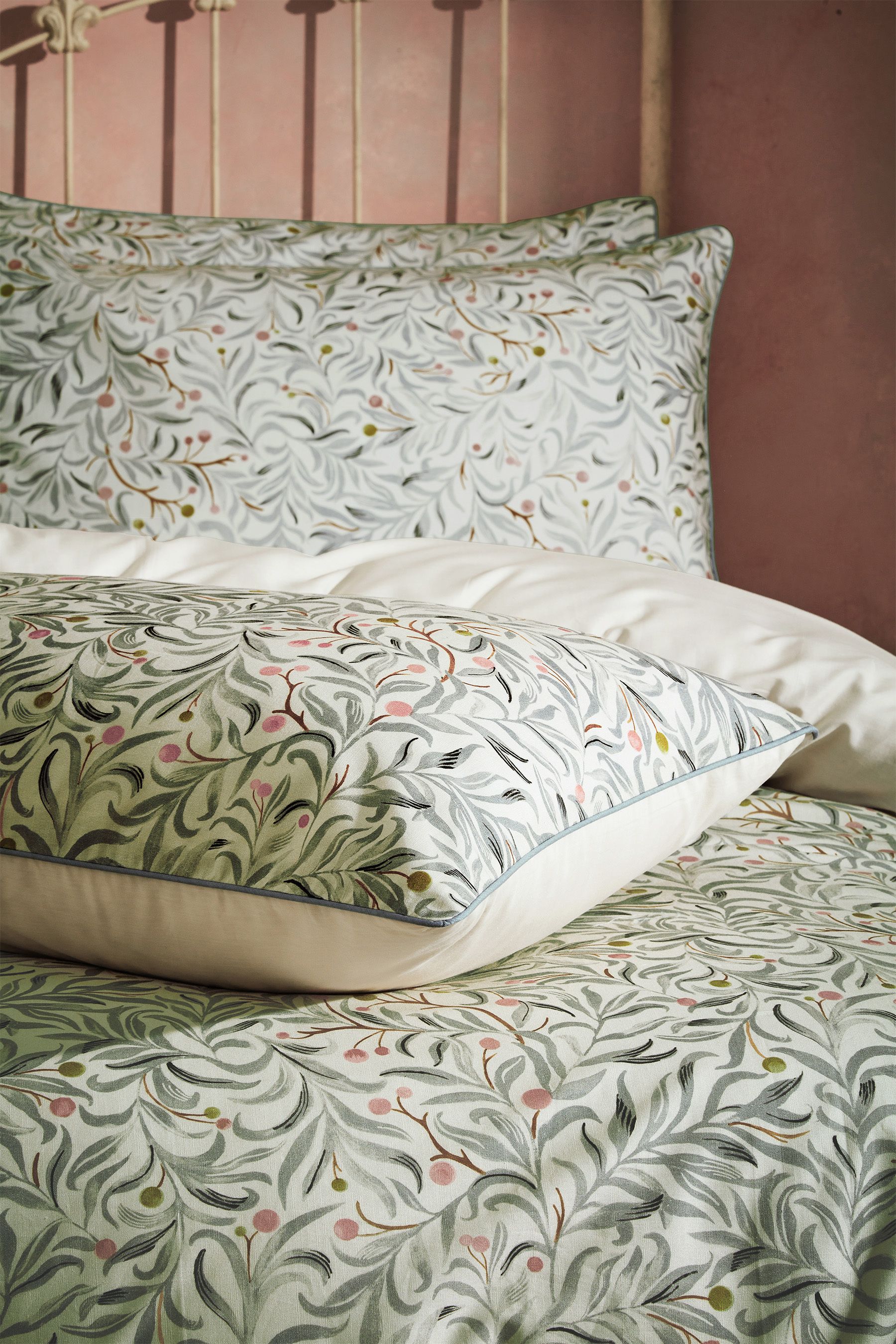 Buy EW by Edinburgh Weavers Green Malory English Floral Luxury Cotton ...