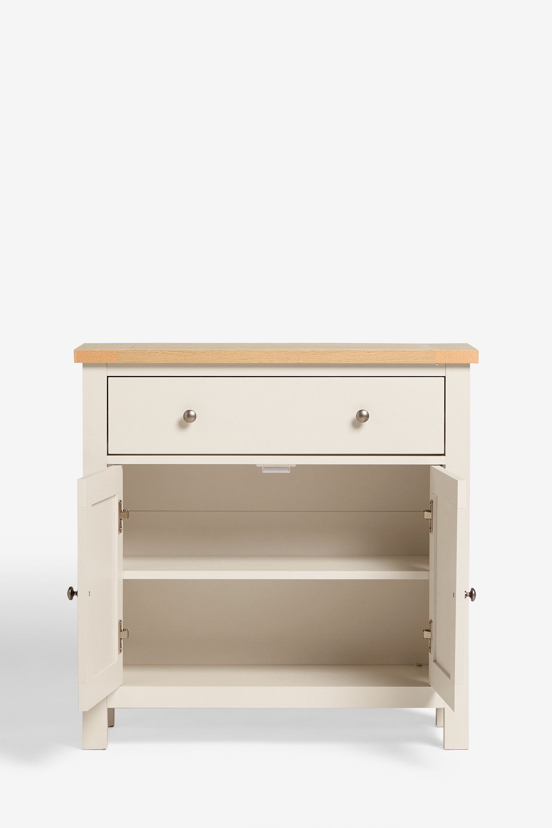 Buy Cream Malvern Oak Effect Space Saving Small Sideboard from the Next ...