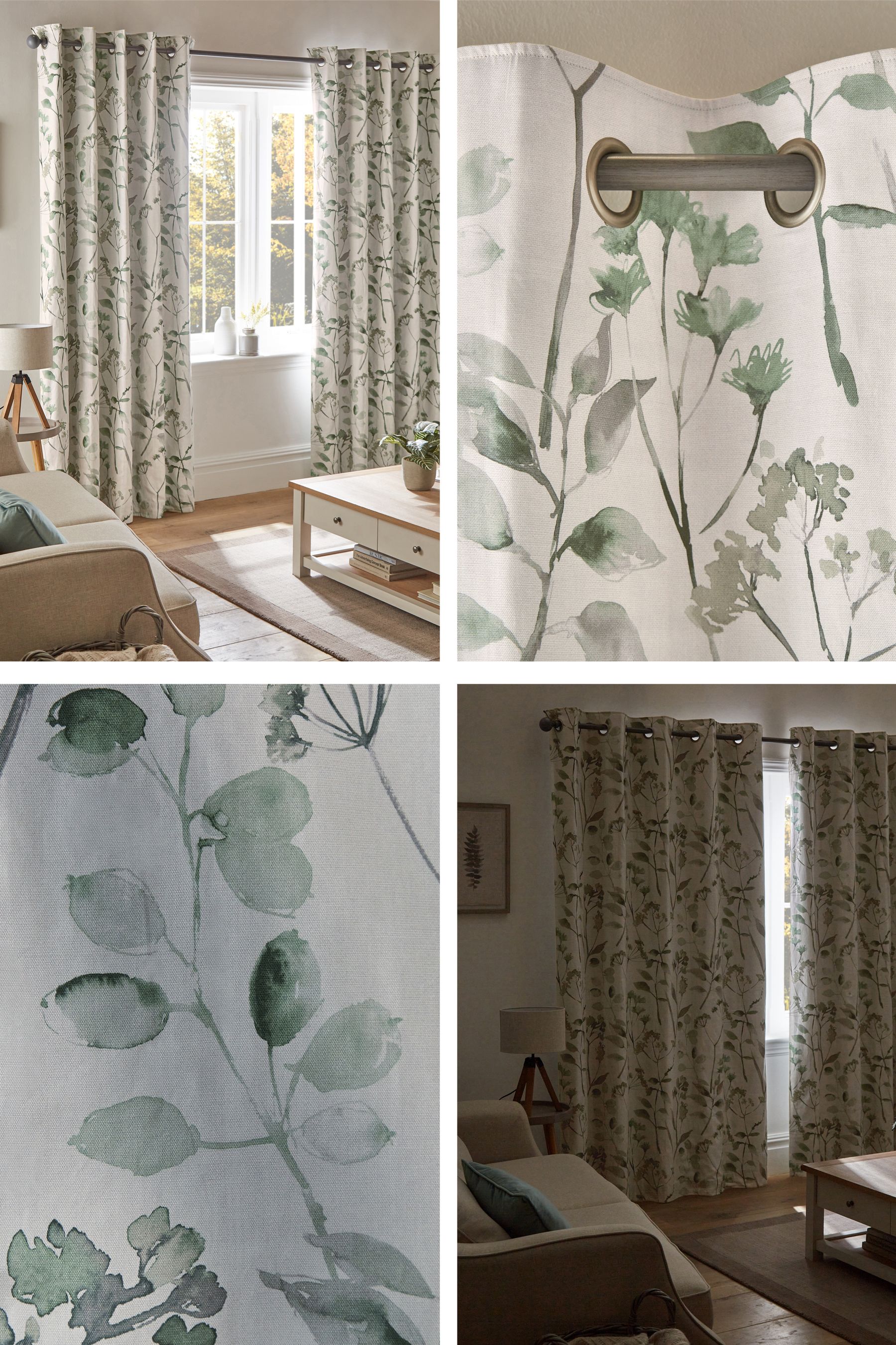 Buy Isla Floral Print Curtains from Next New Zealand