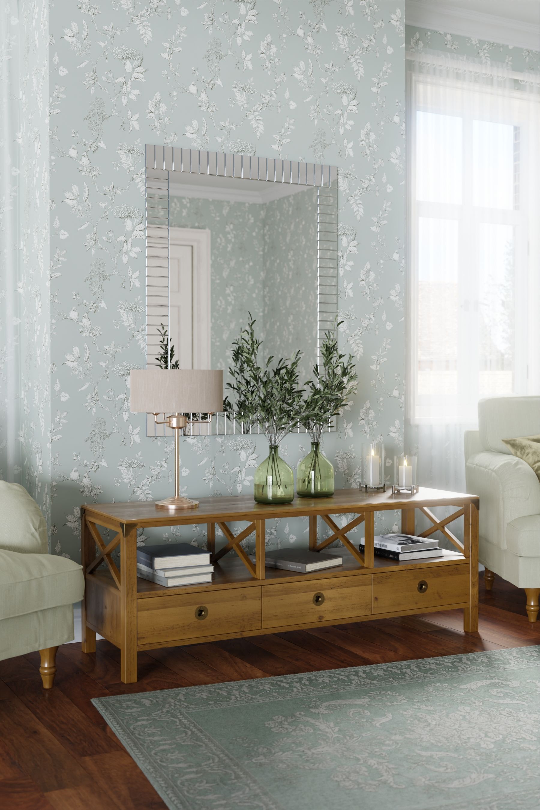 Buy Laura Ashley Honey Gold Balmoral Wide Tv Unit from the Next UK ...