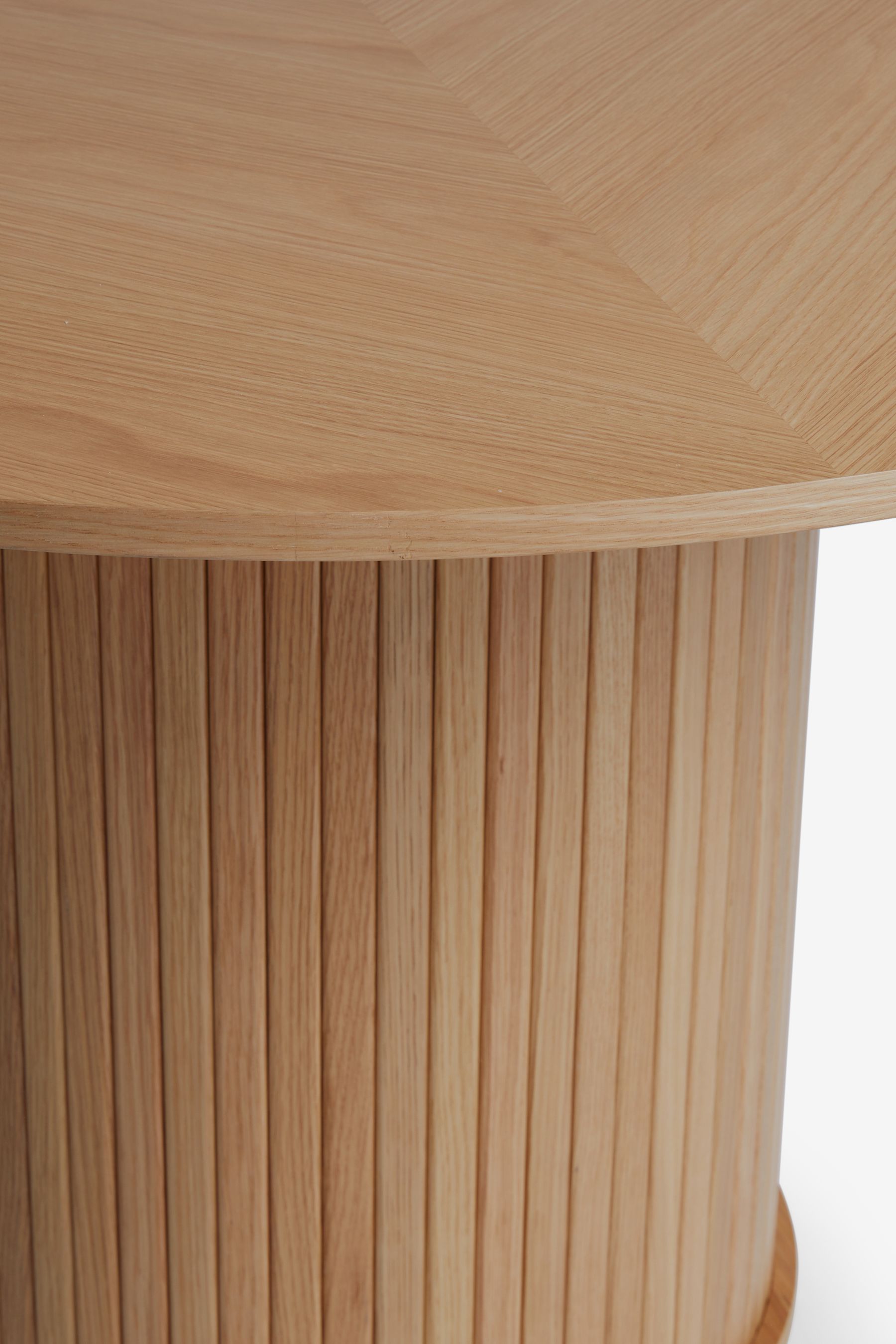 Buy Conway Round Oak Veneer Dining Table from the Next UK online shop