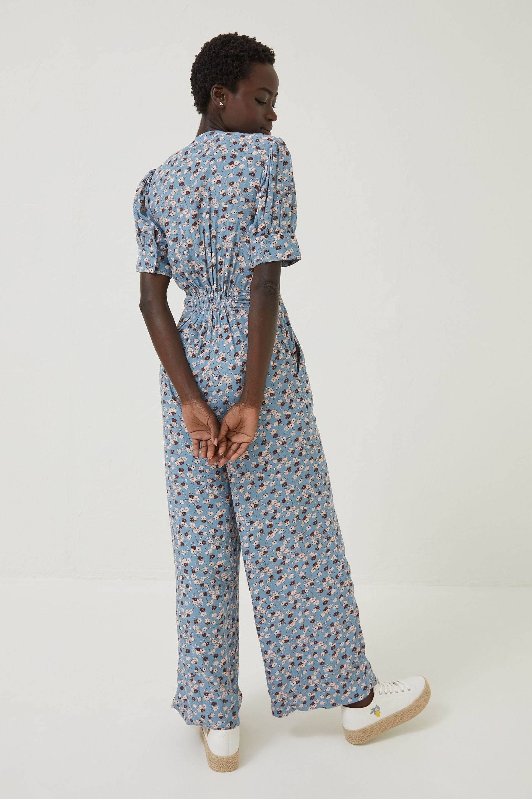 Buy FatFace Lena Tonal Floral Jumpsuit from the Next UK online shop