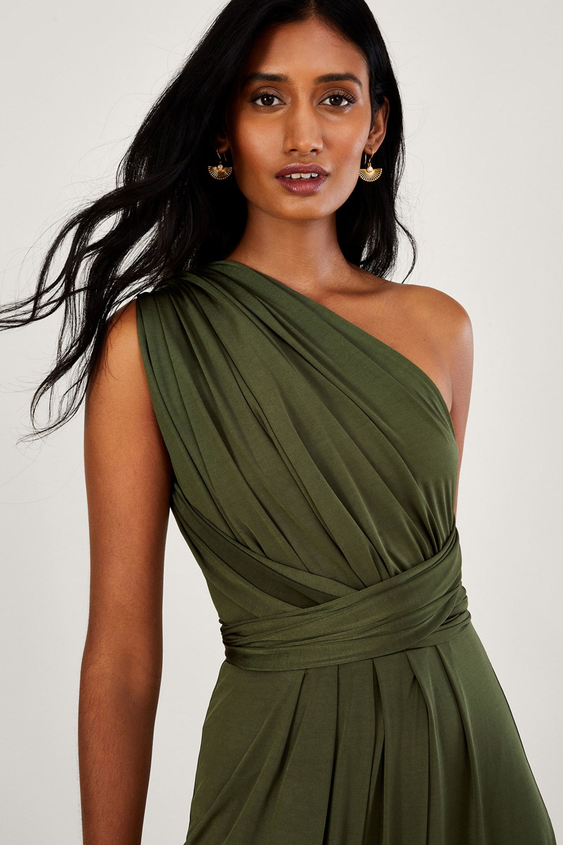 Buy Monsoon Green Thea Twist Me Tie Me Maxi Dress from the Next UK ...